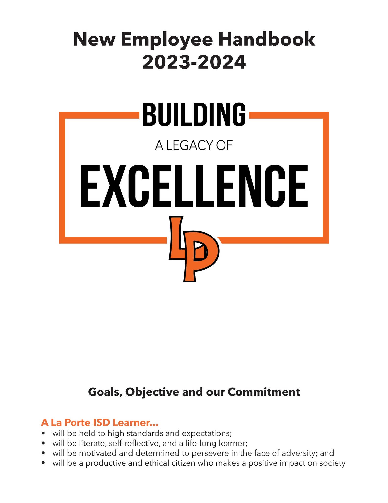 2023-2024 New Employee Handbook by lpisd - Issuu
