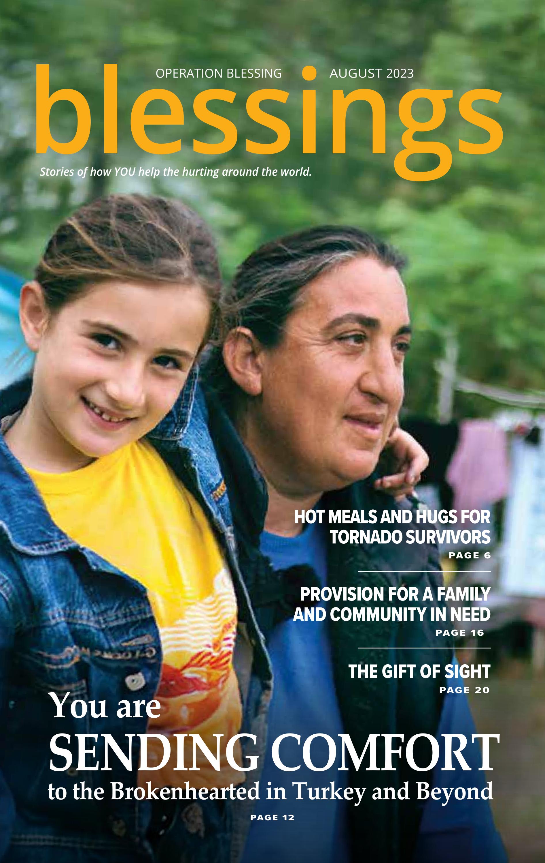 2023 August Blessings Magazine by Operation Blessing - Issuu