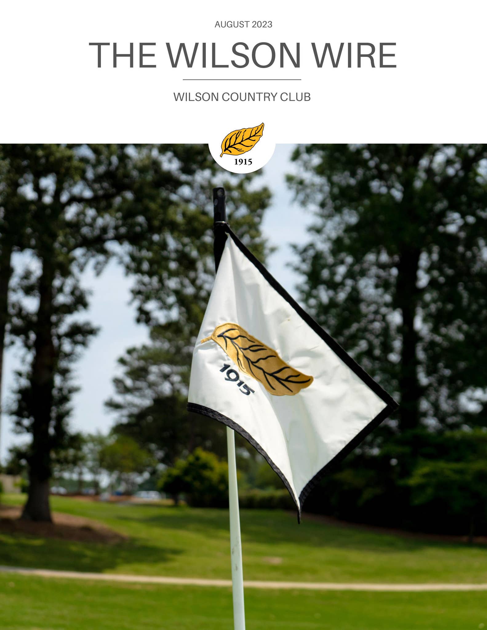 WCC August 2023 Newsletter by McConnell Golf - Issuu