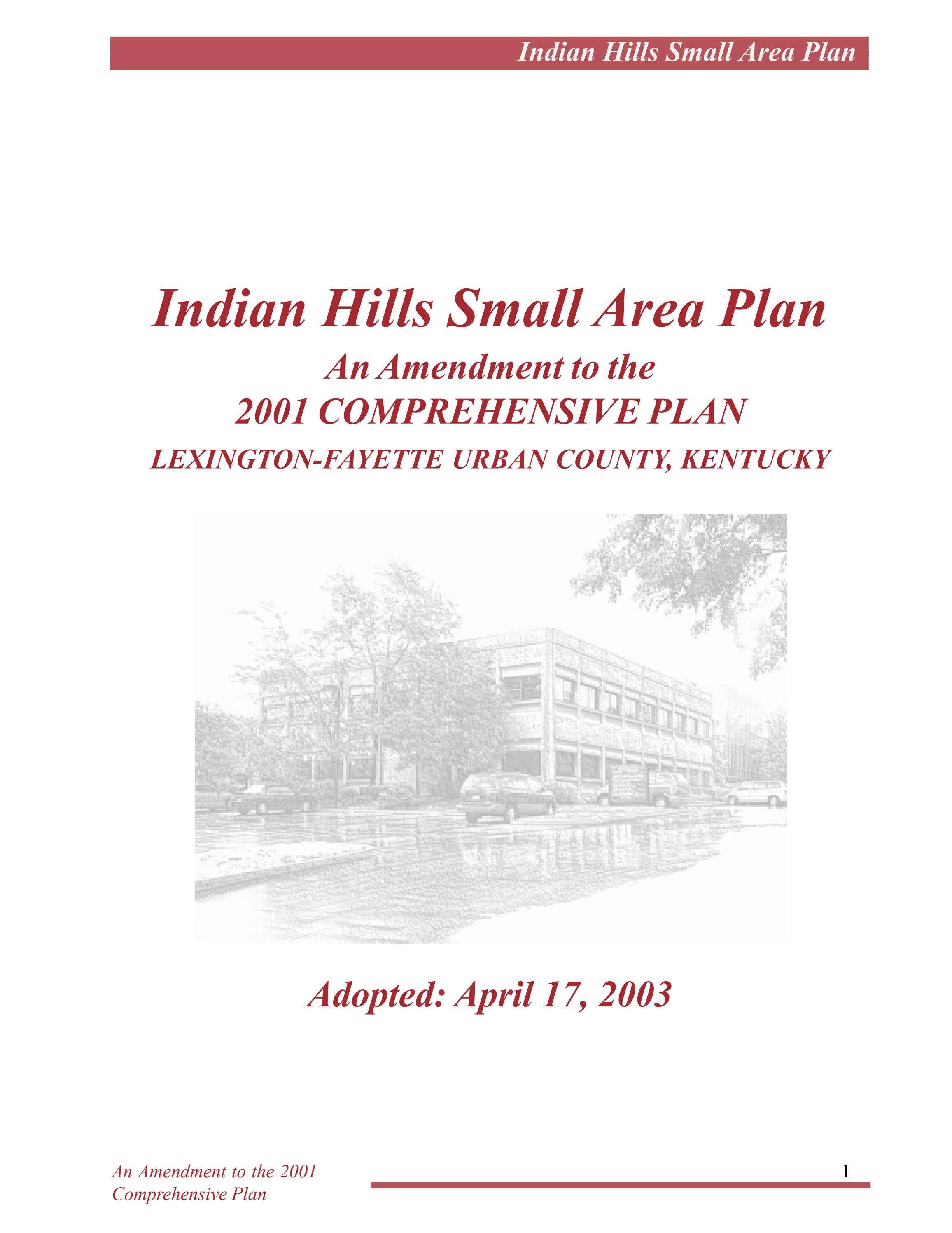 Indian Hills Small Area Plan (adopted 2003) by ImagineLex - Issuu