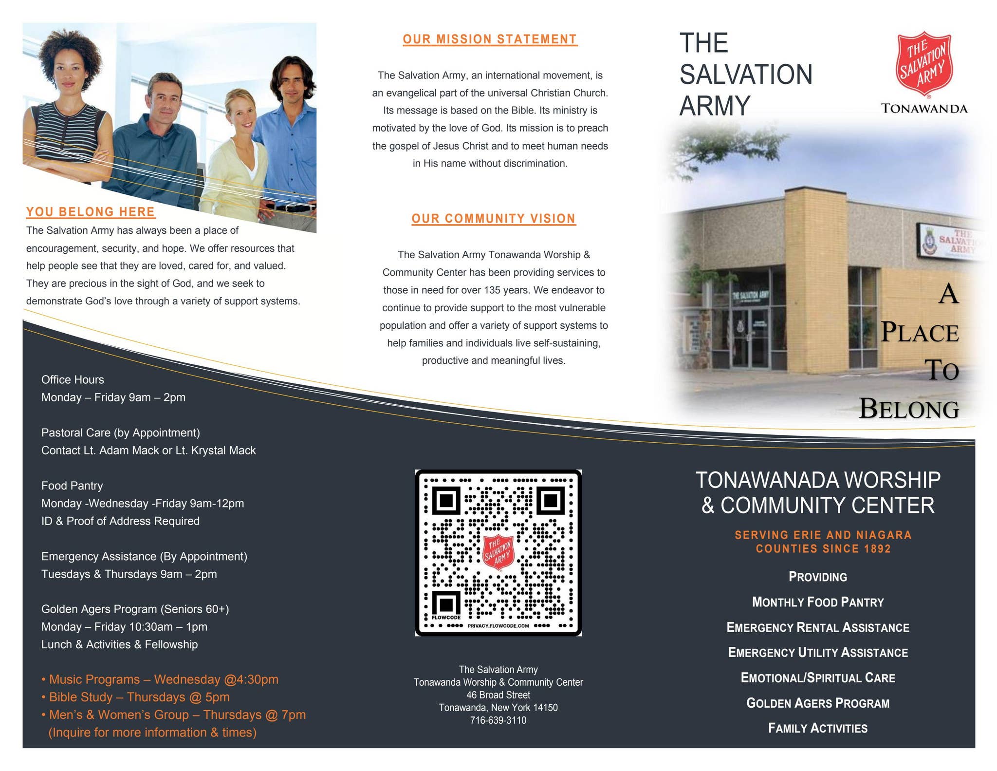 The Salvation Army of Tonawanda Brochure by The Salvation Army Empire ...