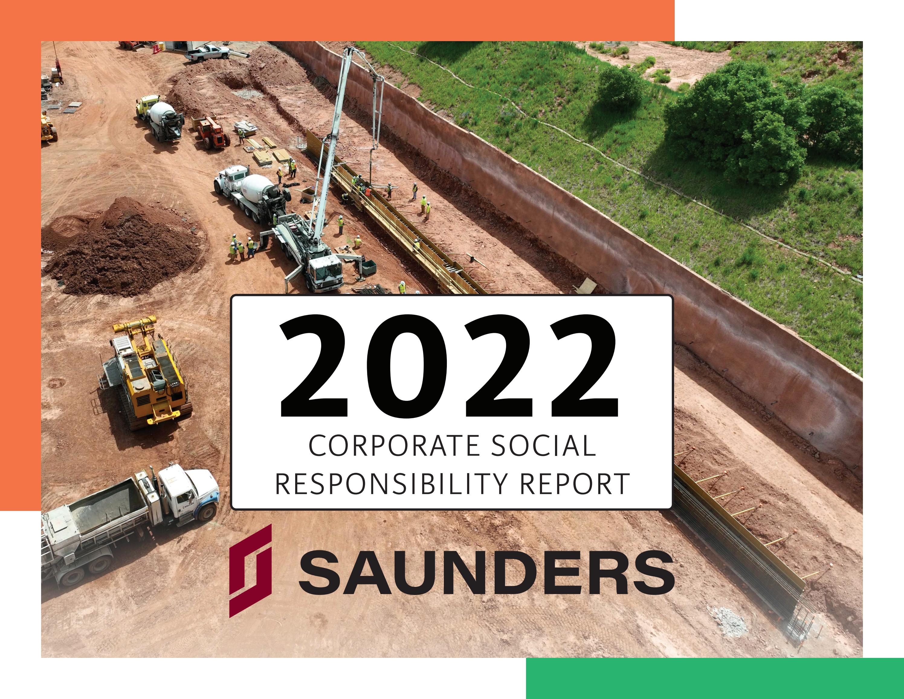 2022 Saunders Corporate Social Responsibility Report by Saunders Construction - Issuu