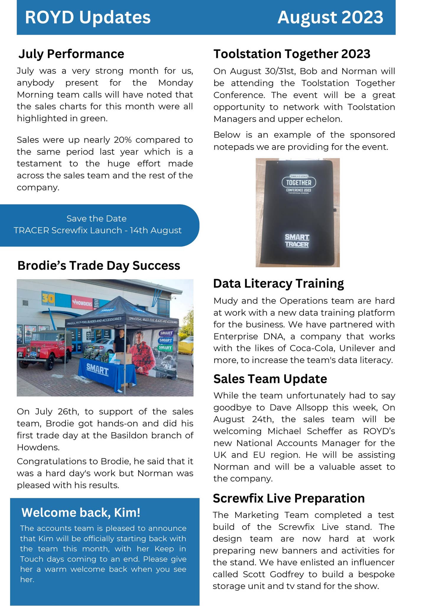 ROYD Update - August 2023 by ROYD Tool Group - Issuu