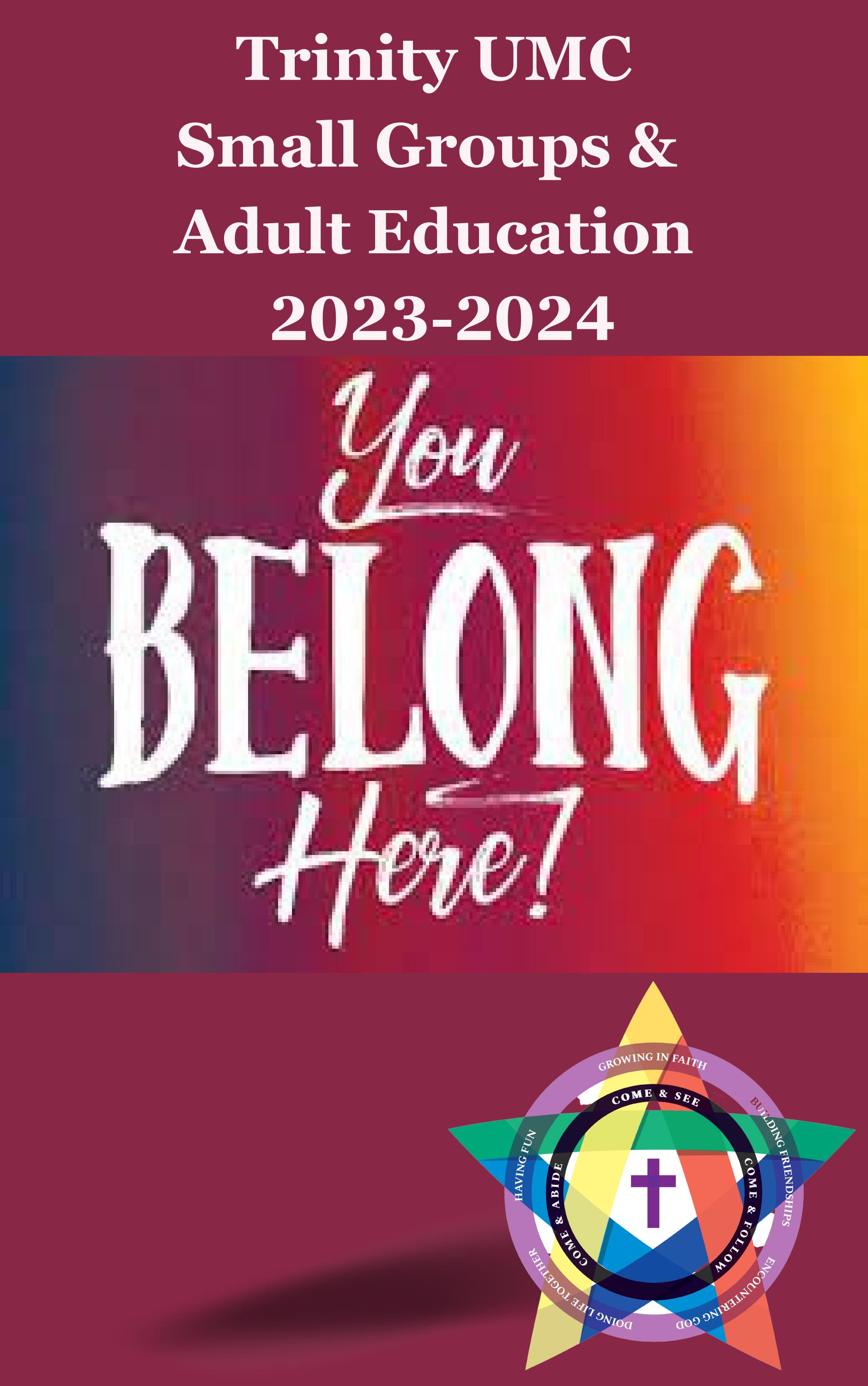 2023-2024 Trinity UMC Small Groups & Adult Education Opportunities by ...