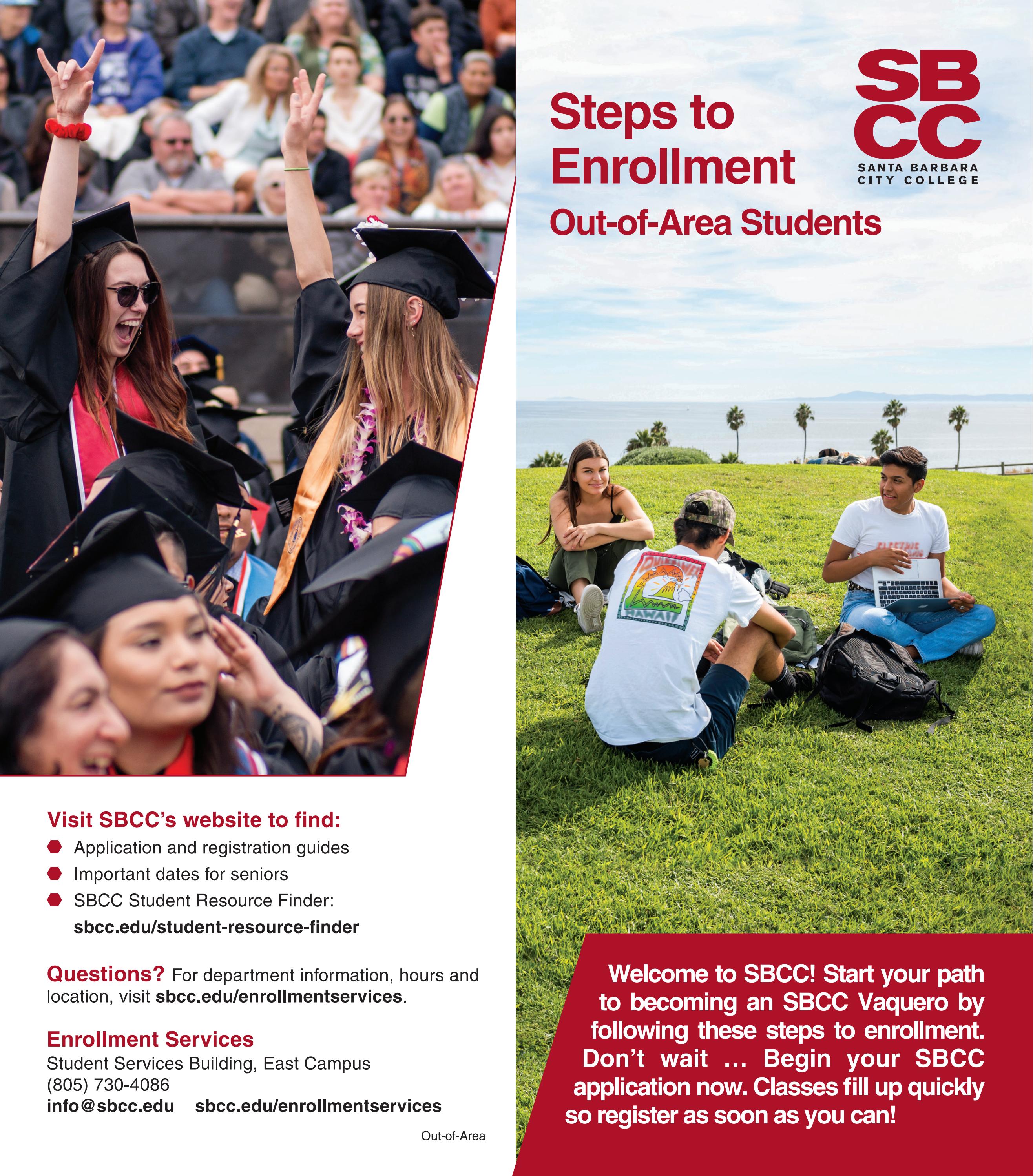 Steps to Enrollment for Out of Area Students (English) by Santa Barbara ...