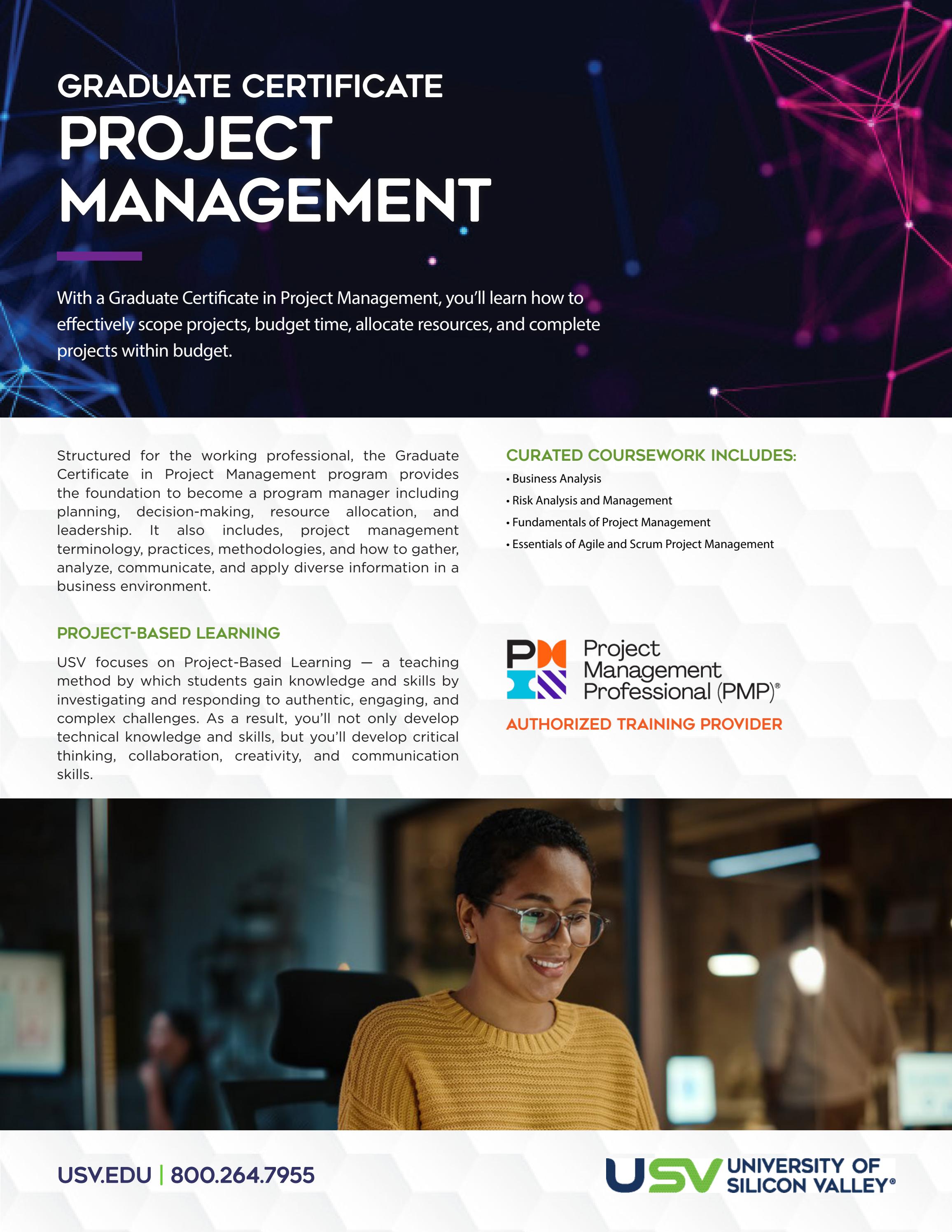 Graduate Certificate in Project Management by UniversityofSiliconValley ...