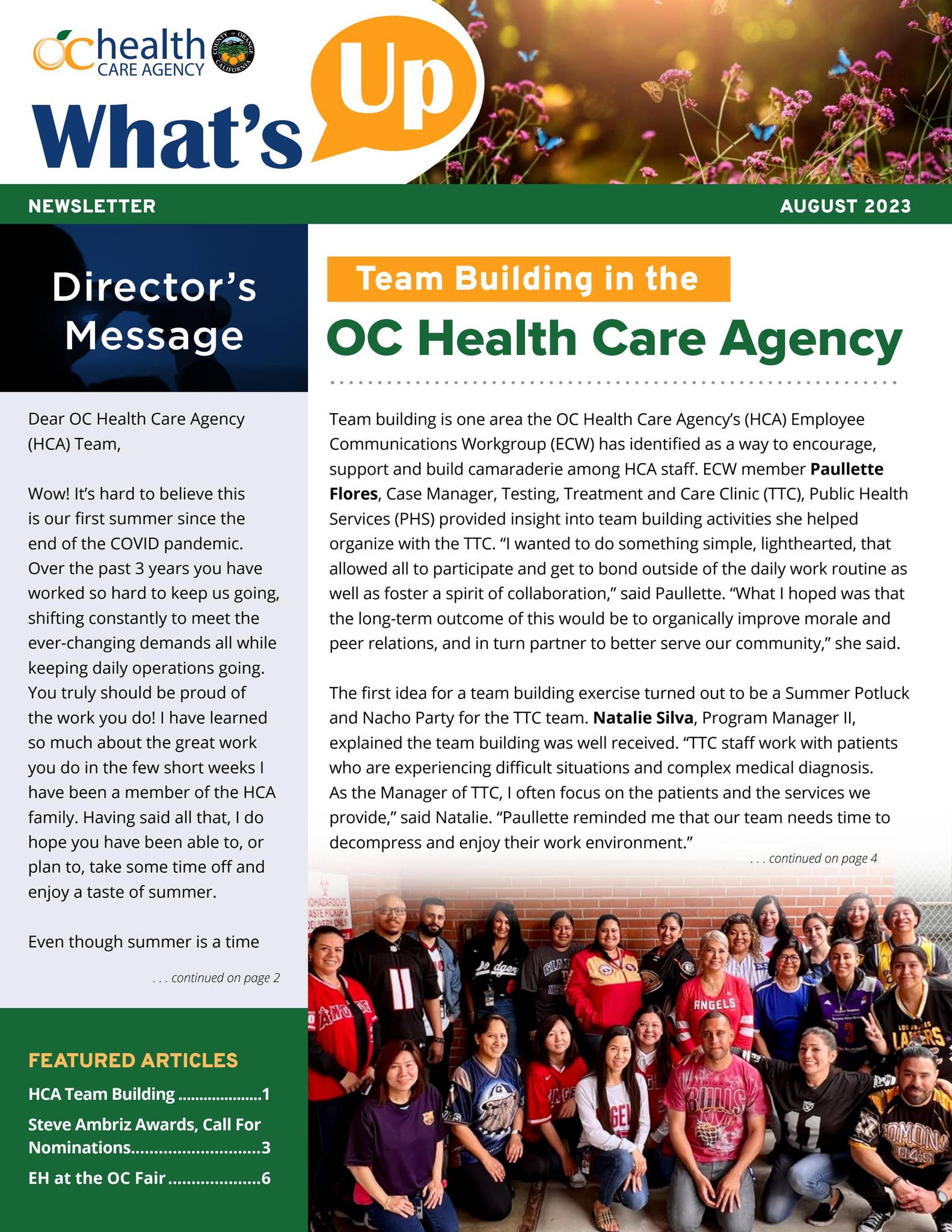 Orange County HCA August 2023 Newsletter by County of Orange Health ...