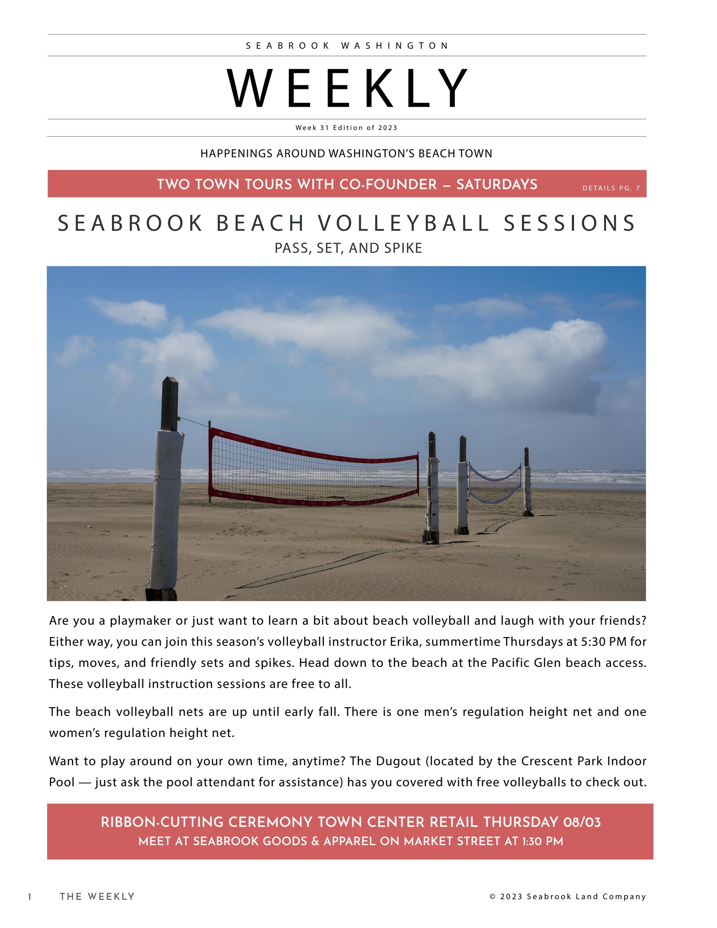 2023 Weekly Week 31 at Seabrook, WA by Seabrook, Washington - Issuu