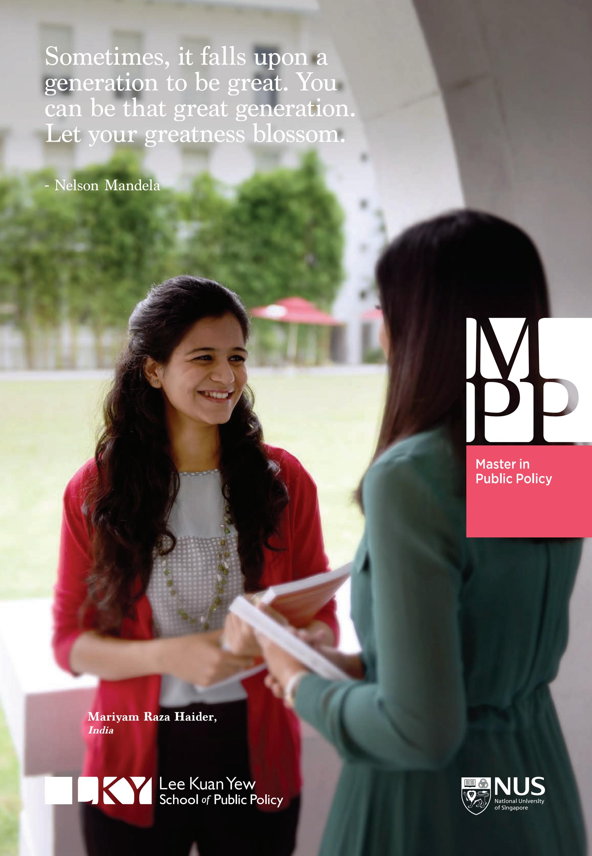 LKYSPP Master in Public Policy Brochure 2023 by Lee Kuan Yew School of ...