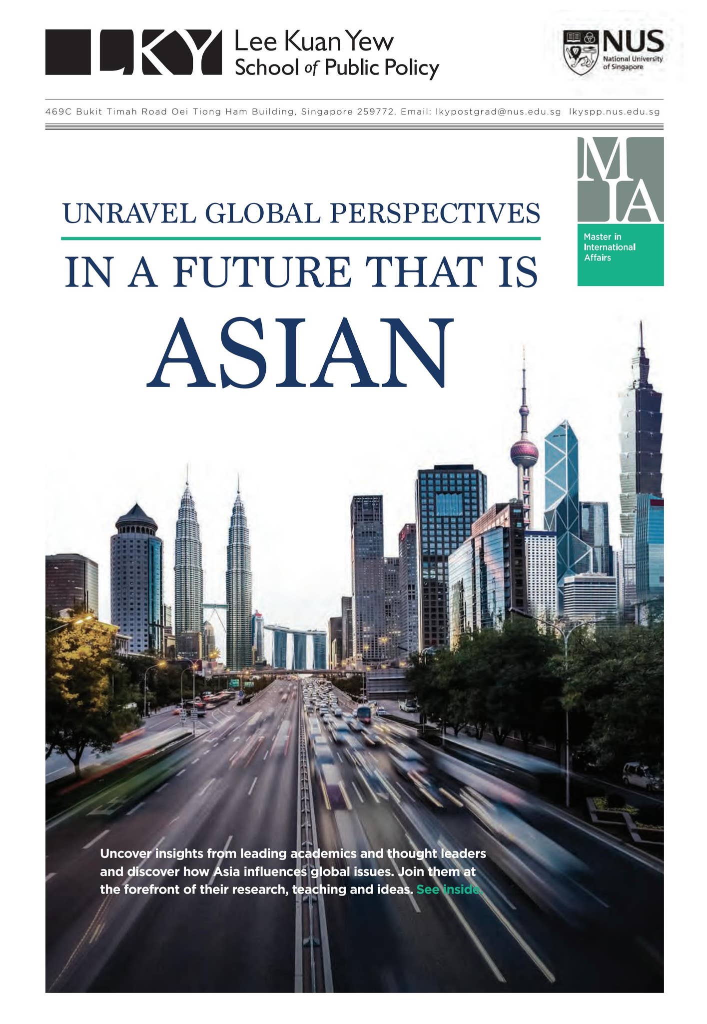 LKYSPP Master in International Affairs Brochure 2023 by Lee Kuan Yew ...