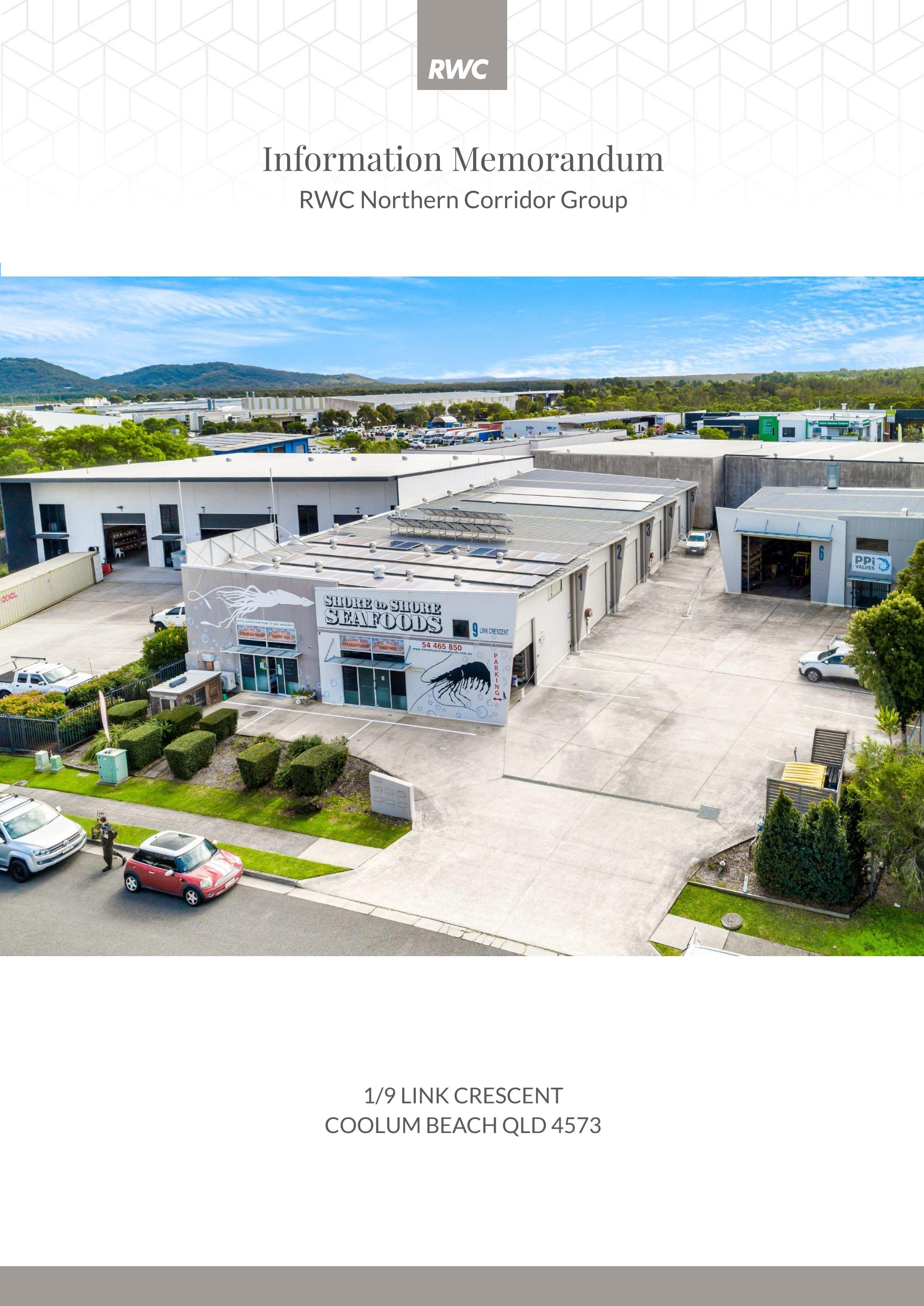 Information Memorandum | 1/9 Link Crescent, Coolum Beach | RWC Northern ...