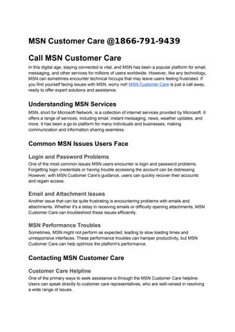 Web Root Customer Care @1866-791-9439 by careanti - Issuu
