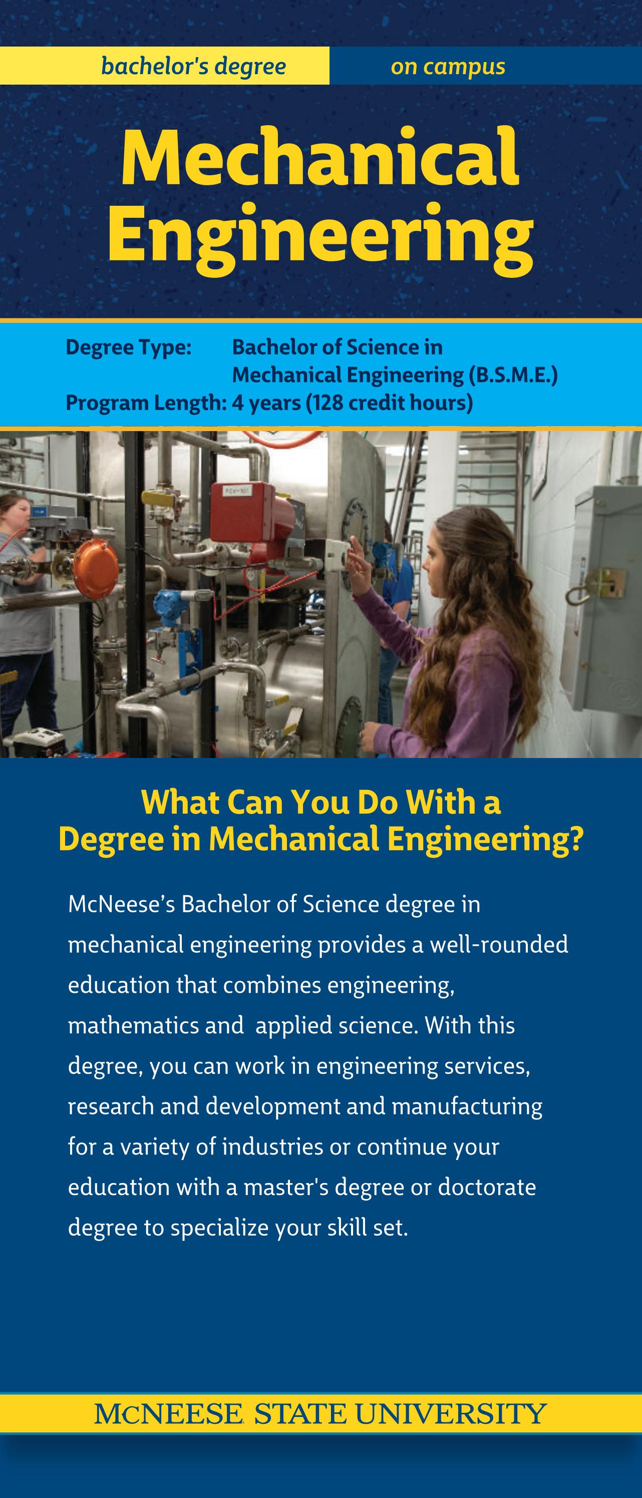 Mechanical Engineering at McNeese State University by McNeese ...