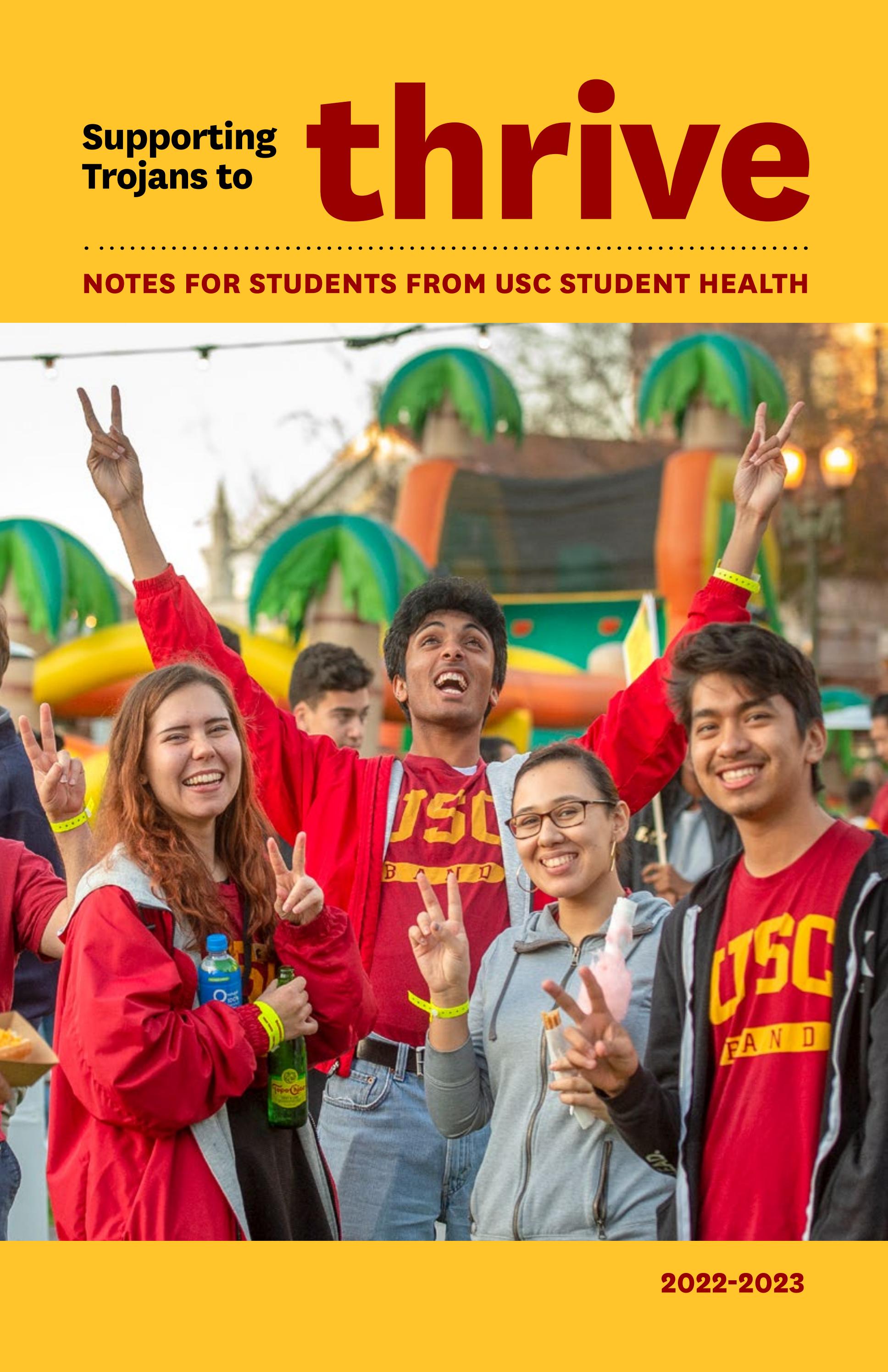 Thrive Guide: 2022-2023 Edition by USCCampusHealthForms - Issuu