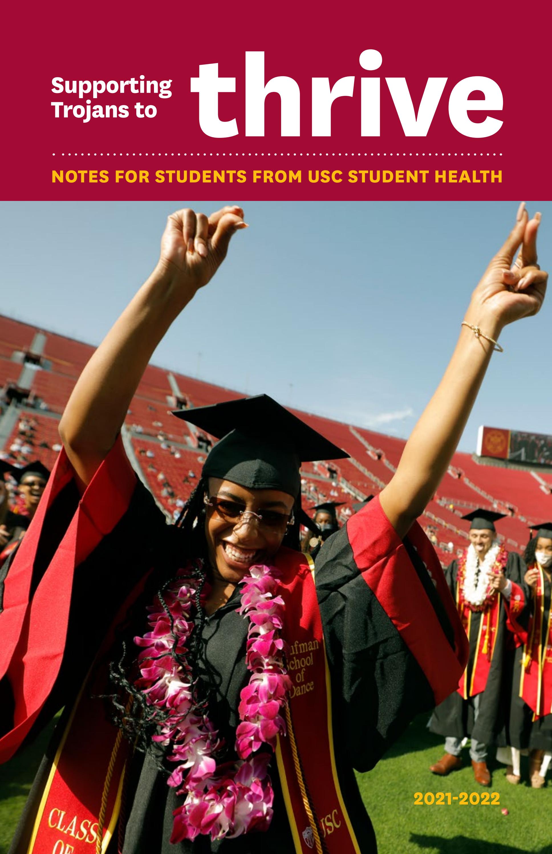 Thrive Guide: 2021-2022 Edition by USCCampusHealthForms - Issuu
