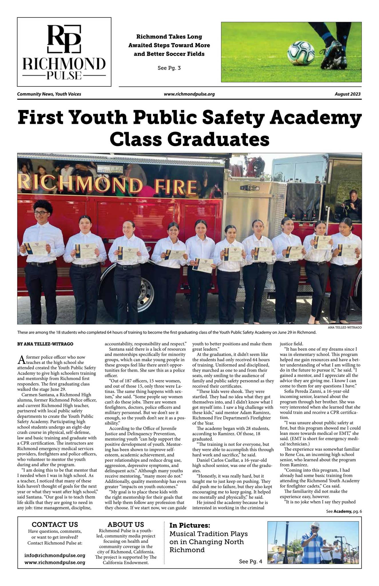 Richmond Pulse August 2023 Newspaper by The Contra Costa Pulse - Issuu