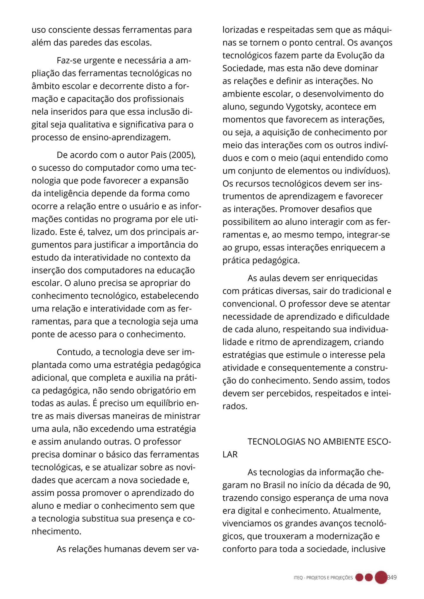 Iteq Educacional Projetos e Projeções v.5. n.3 2022 by ITEQ Educacional ...