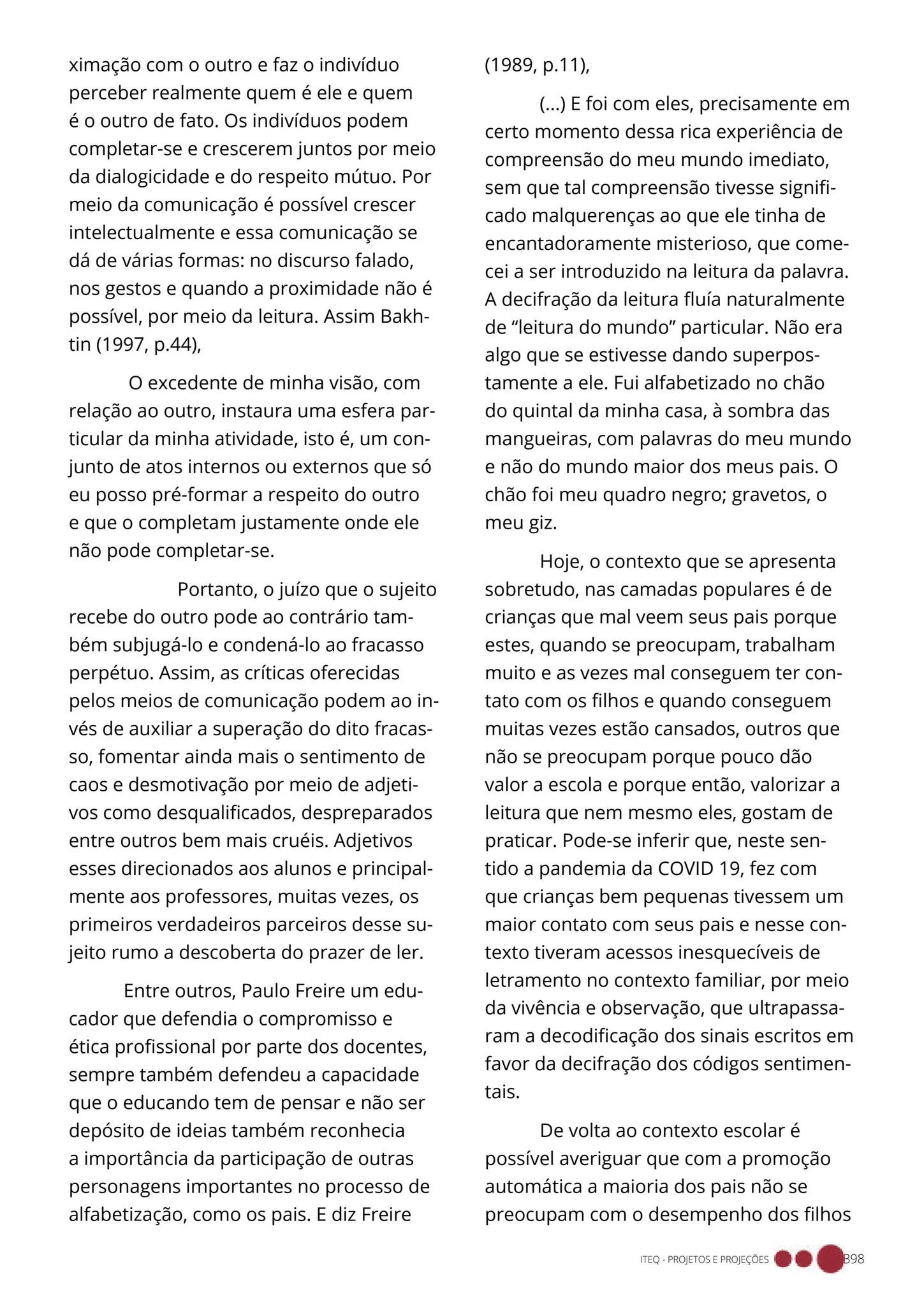 Iteq Educacional Projetos e Projeções v.5. n.3 2022 by ITEQ Educacional ...