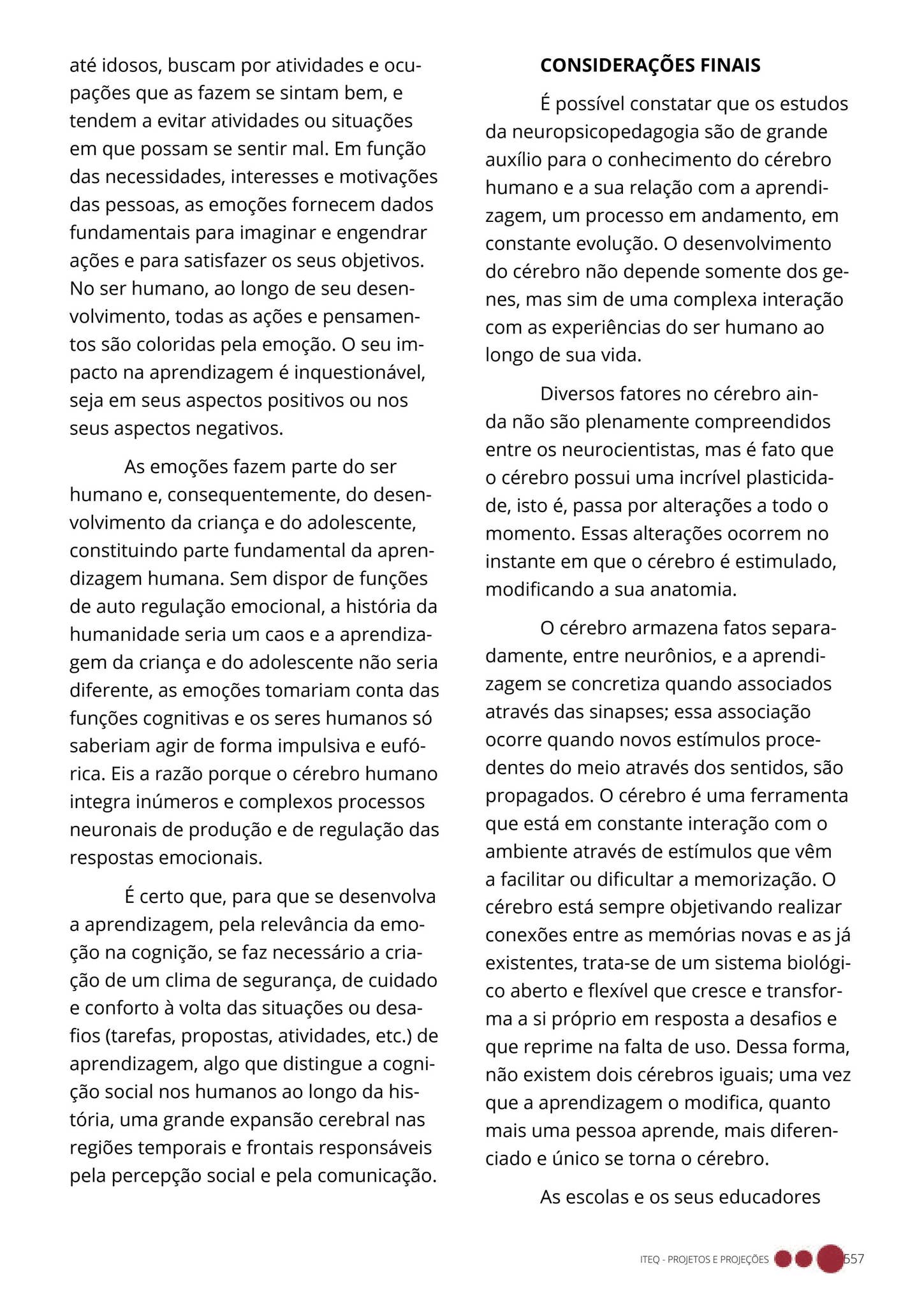 Iteq Educacional Projetos e Projeções v.5. n.3 2022 by ITEQ Educacional ...