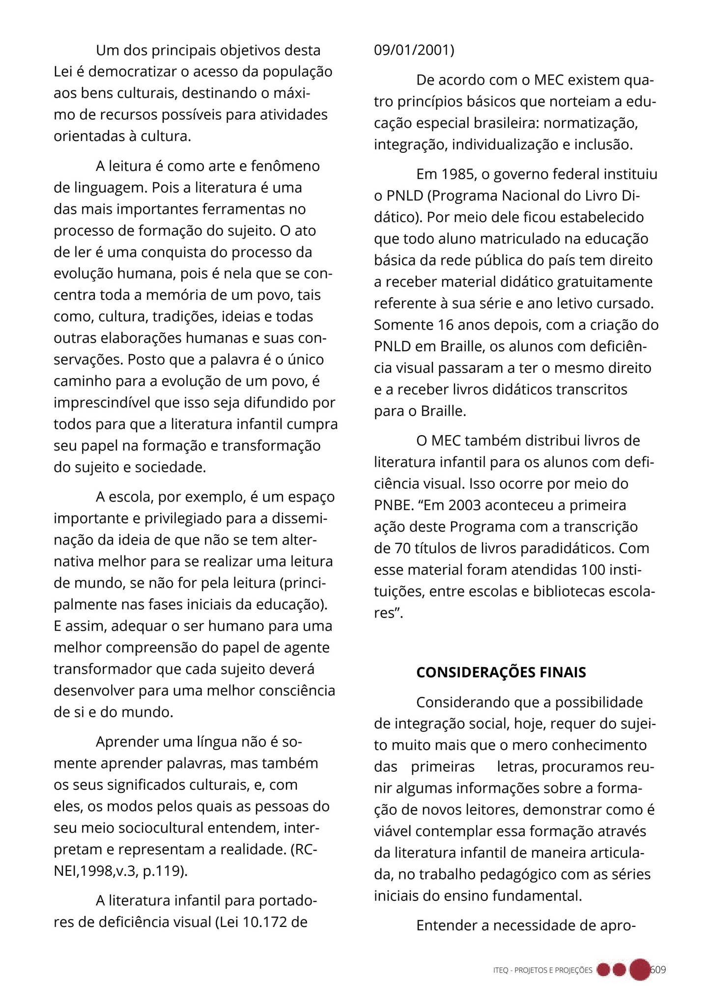 Iteq Educacional Projetos e Projeções v.5. n.3 2022 by ITEQ Educacional ...