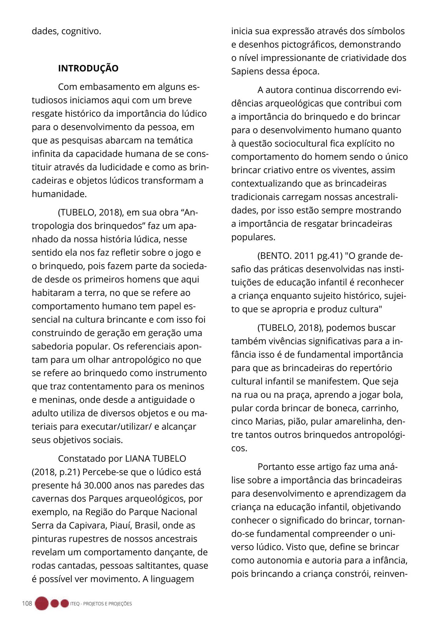 Iteq Educacional Projetos e Projeções v.5. n.6 2022 by ITEQ Educacional ...