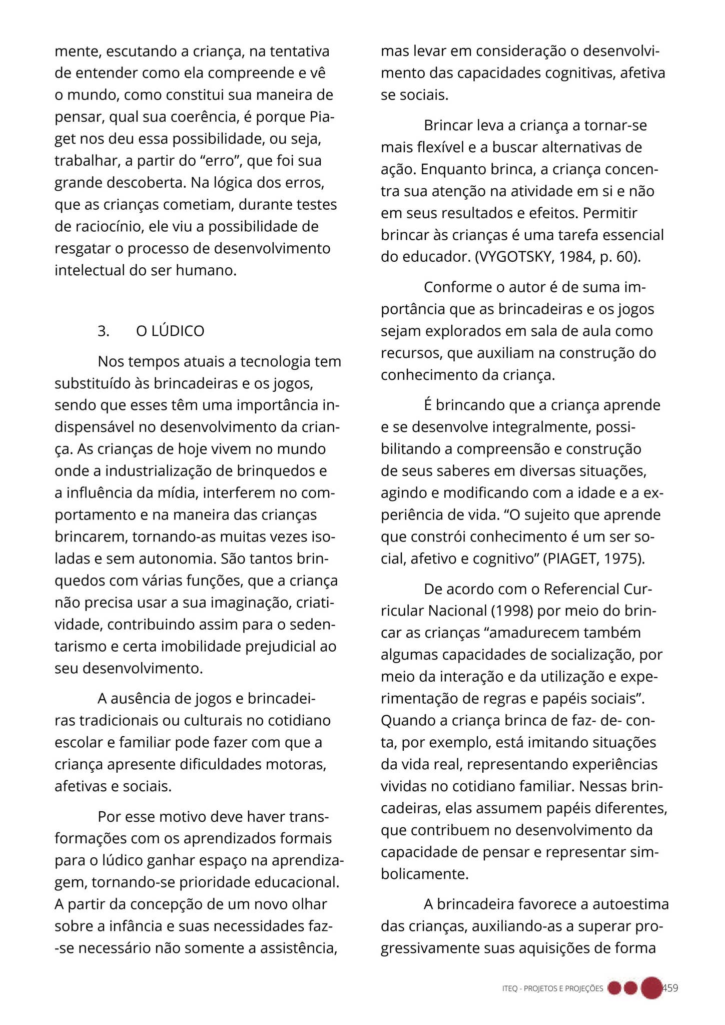 Iteq Educacional Projetos e Projeções v.5. n.6 2022 by ITEQ Educacional ...