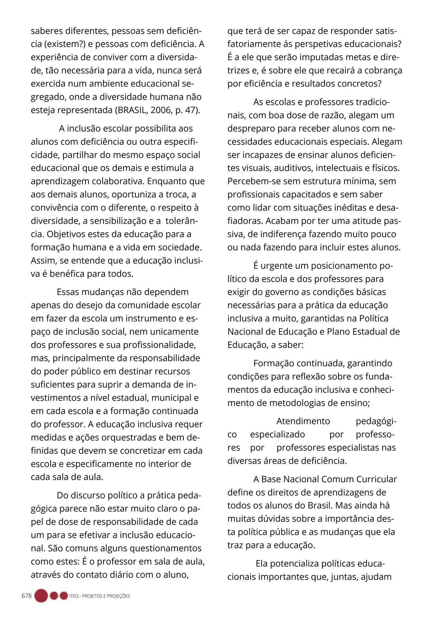 Iteq Educacional Projetos e Projeções v.5. n.6 2022 by ITEQ Educacional ...