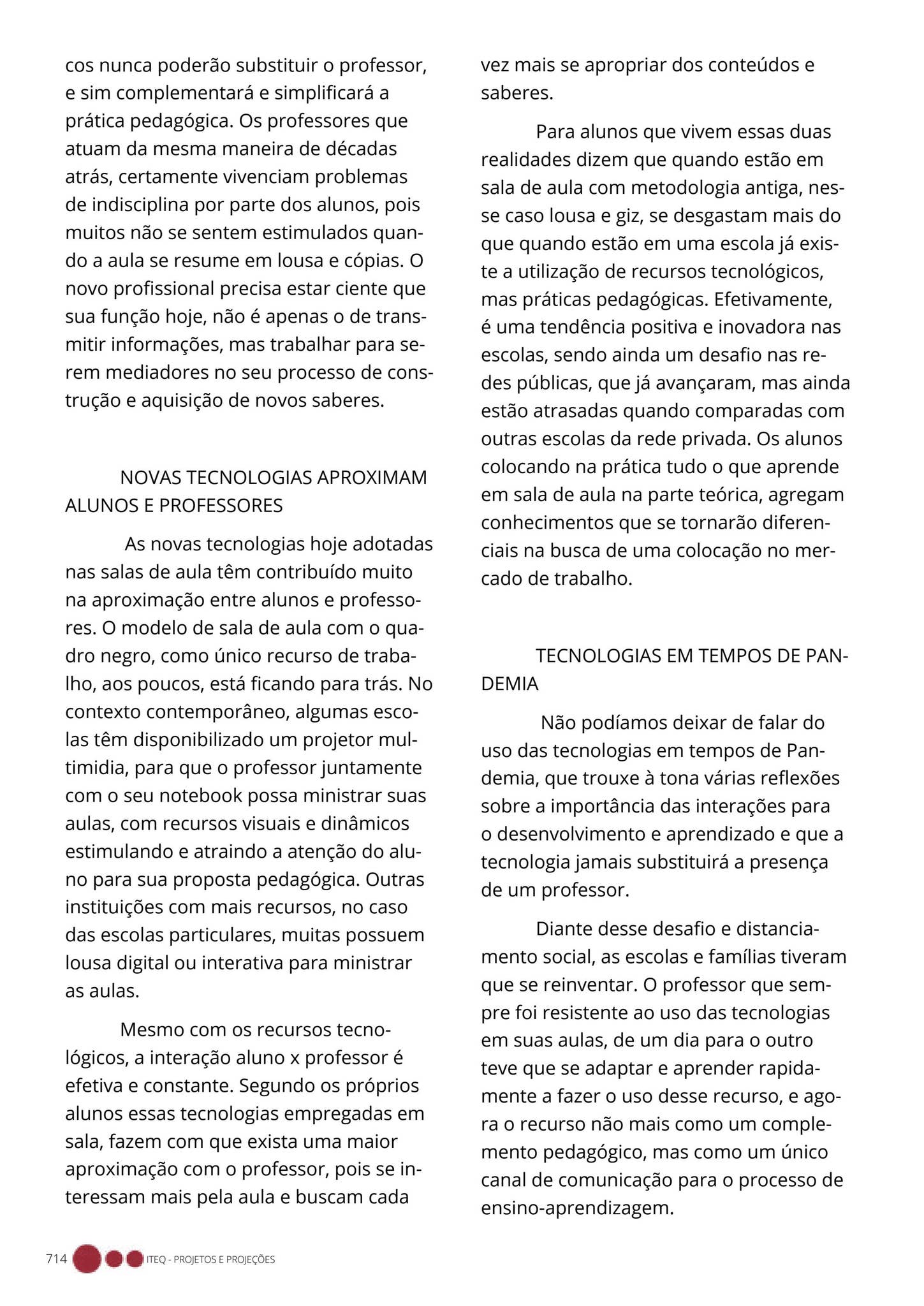 Iteq Educacional Projetos e Projeções v.5. n.6 2022 by ITEQ Educacional ...