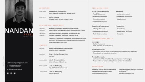Resume by Nandan Patel - Issuu