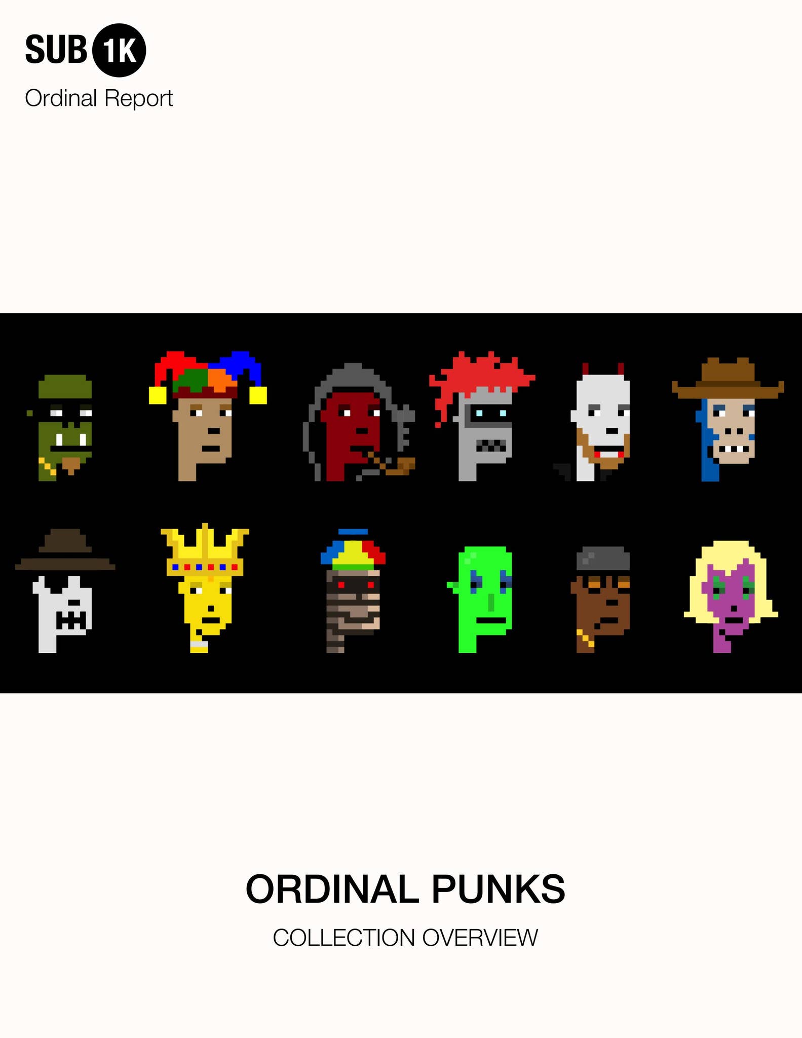Ordinal Punks Collection Overview by Beezy - Issuu