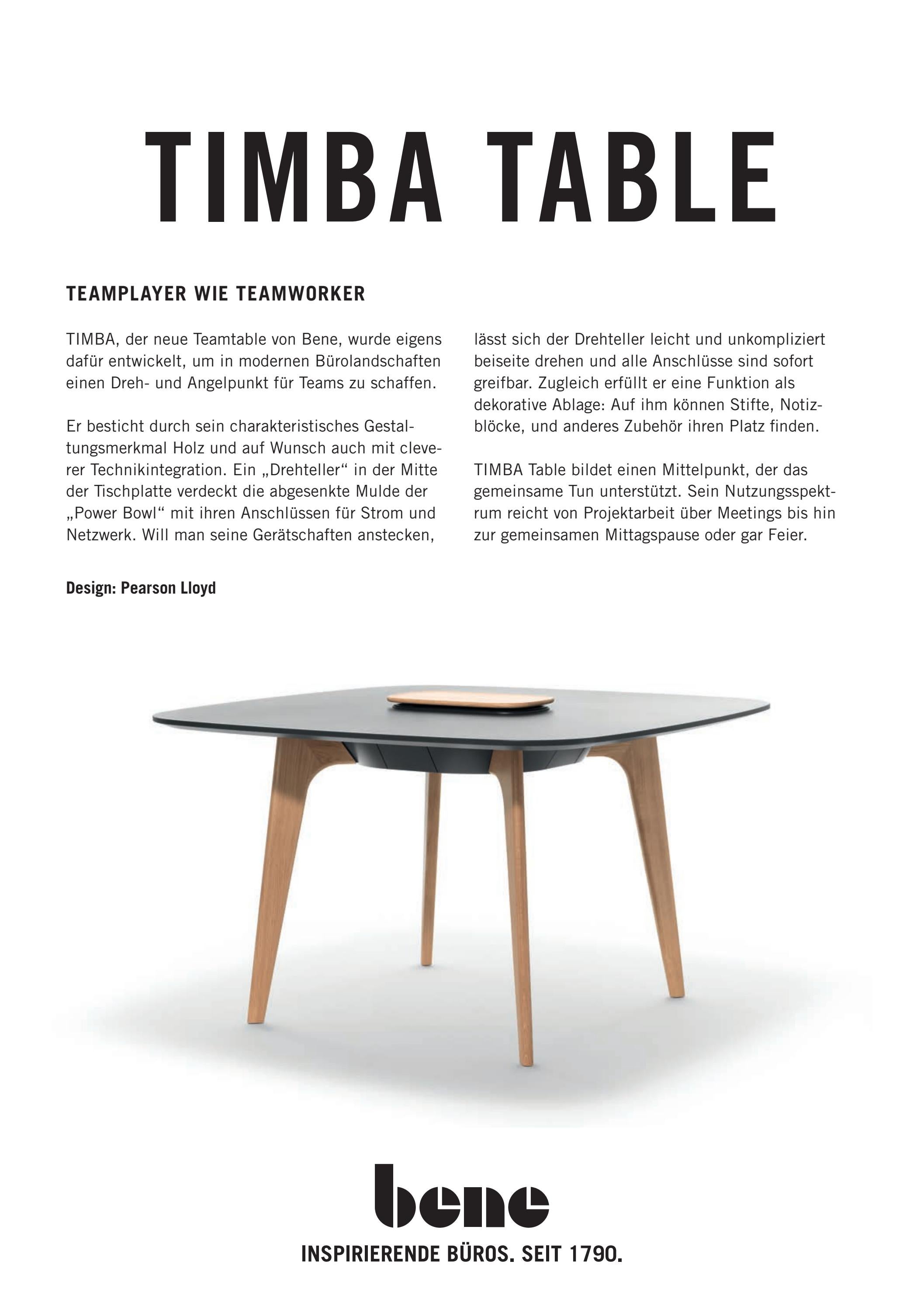 produktdatenblatt-bene-timba-table by Bene Office - Issuu