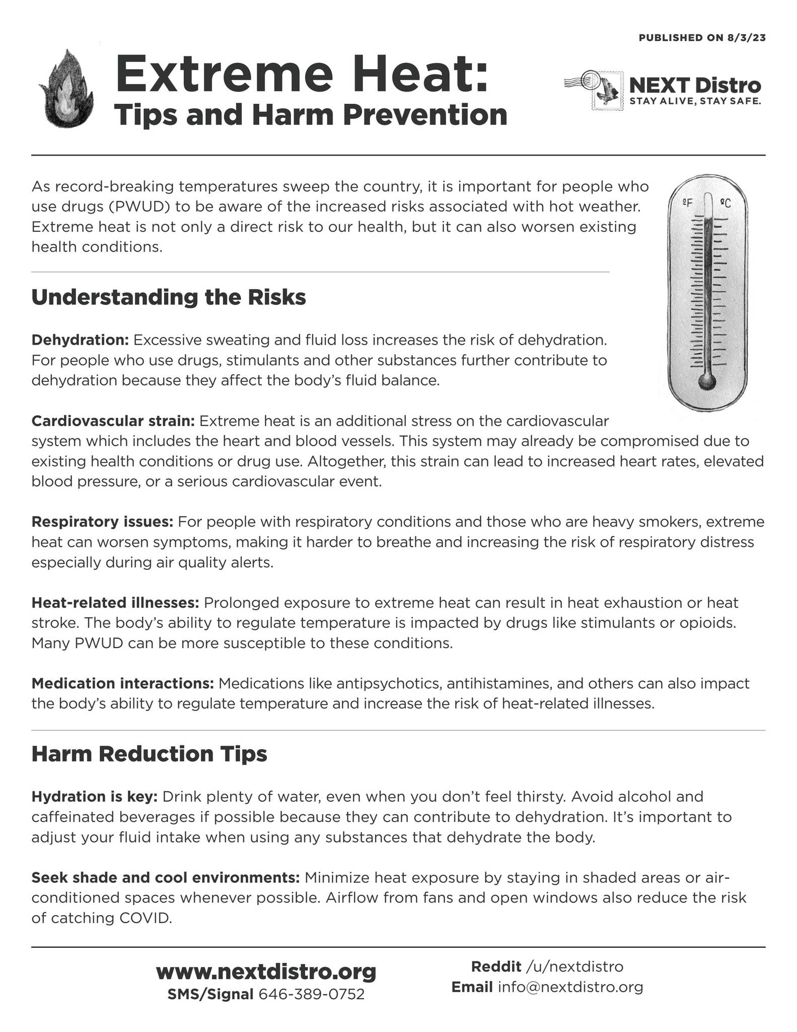 Extreme Heat: Tips and Harm Prevention by nextdistro - Issuu