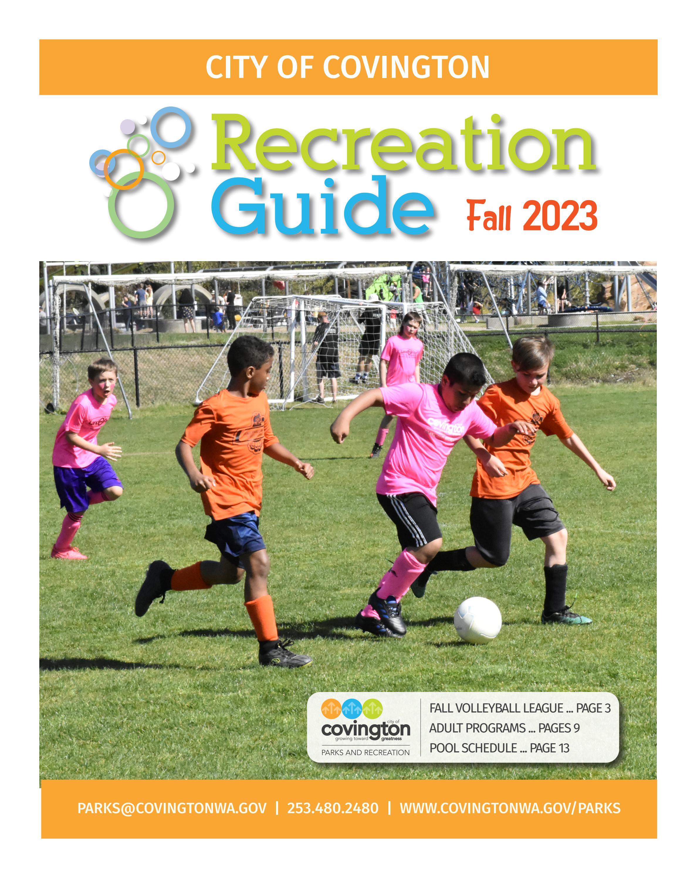 City of Covington Fall 2023 Recreation Guide by City of Covington - Issuu