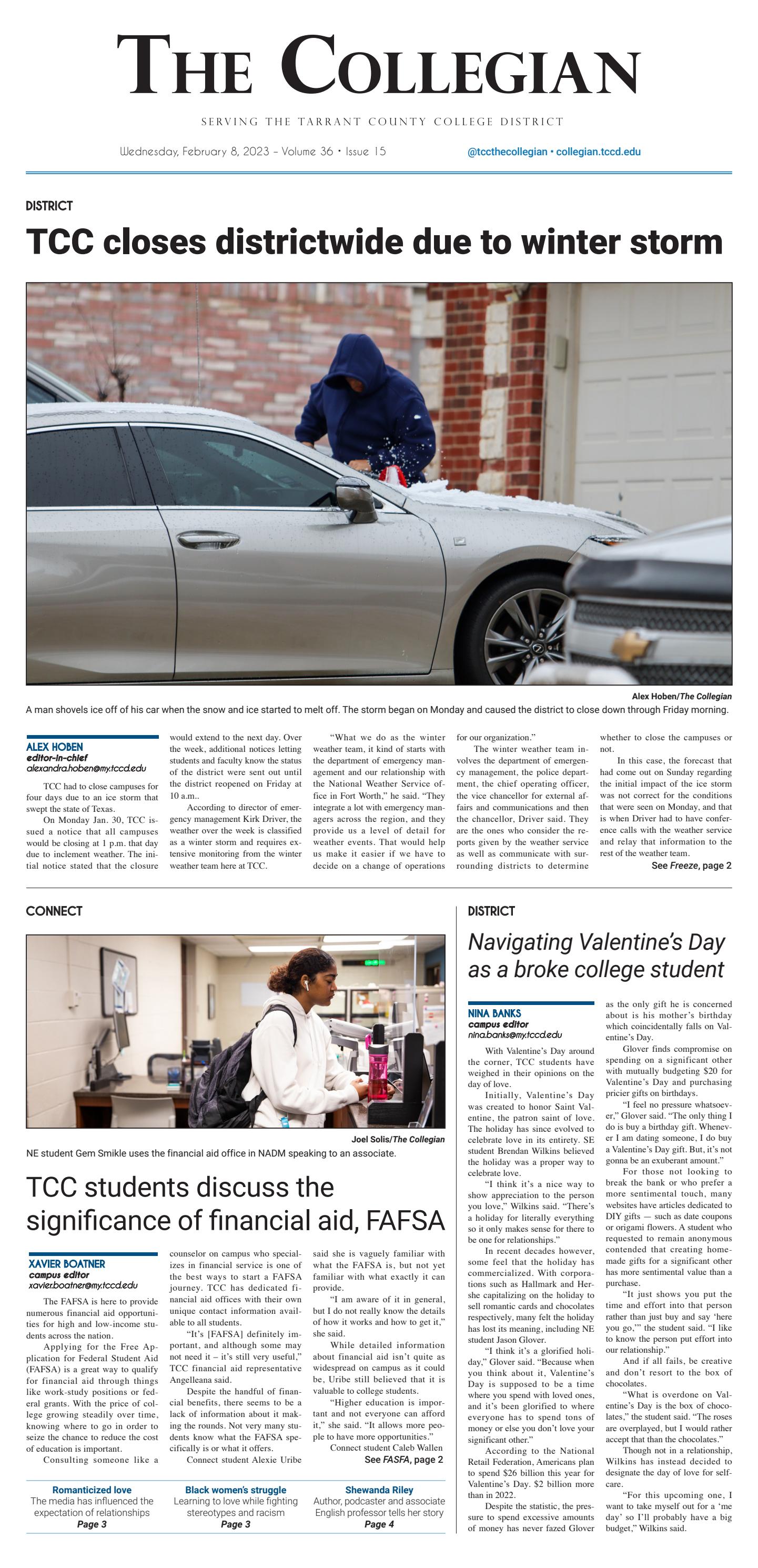 TCC The Collegian February 8, 2023 by TCC Collegian - Issuu