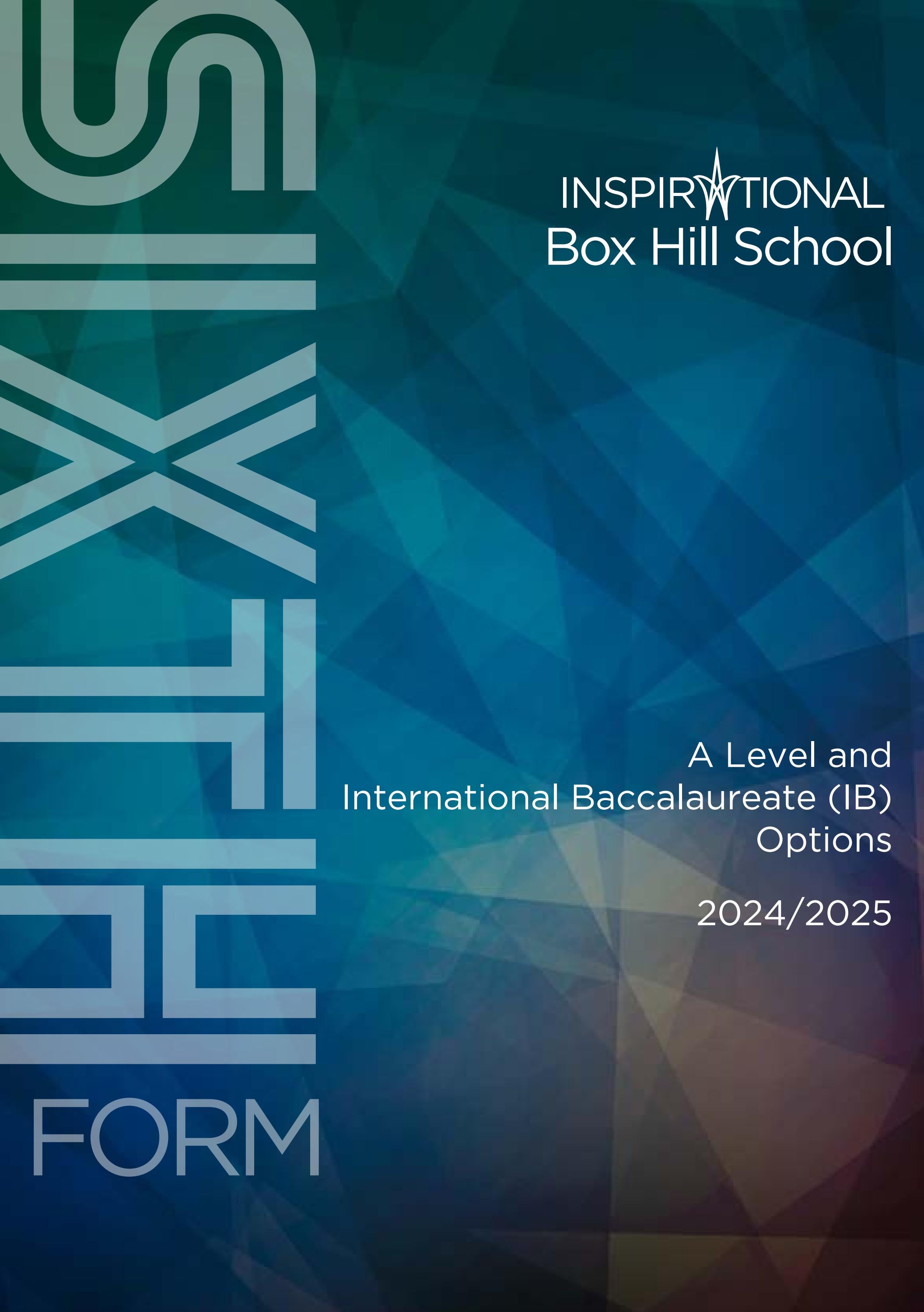 A Level and IB Options Booklet 2024 by Box Hill School - Issuu