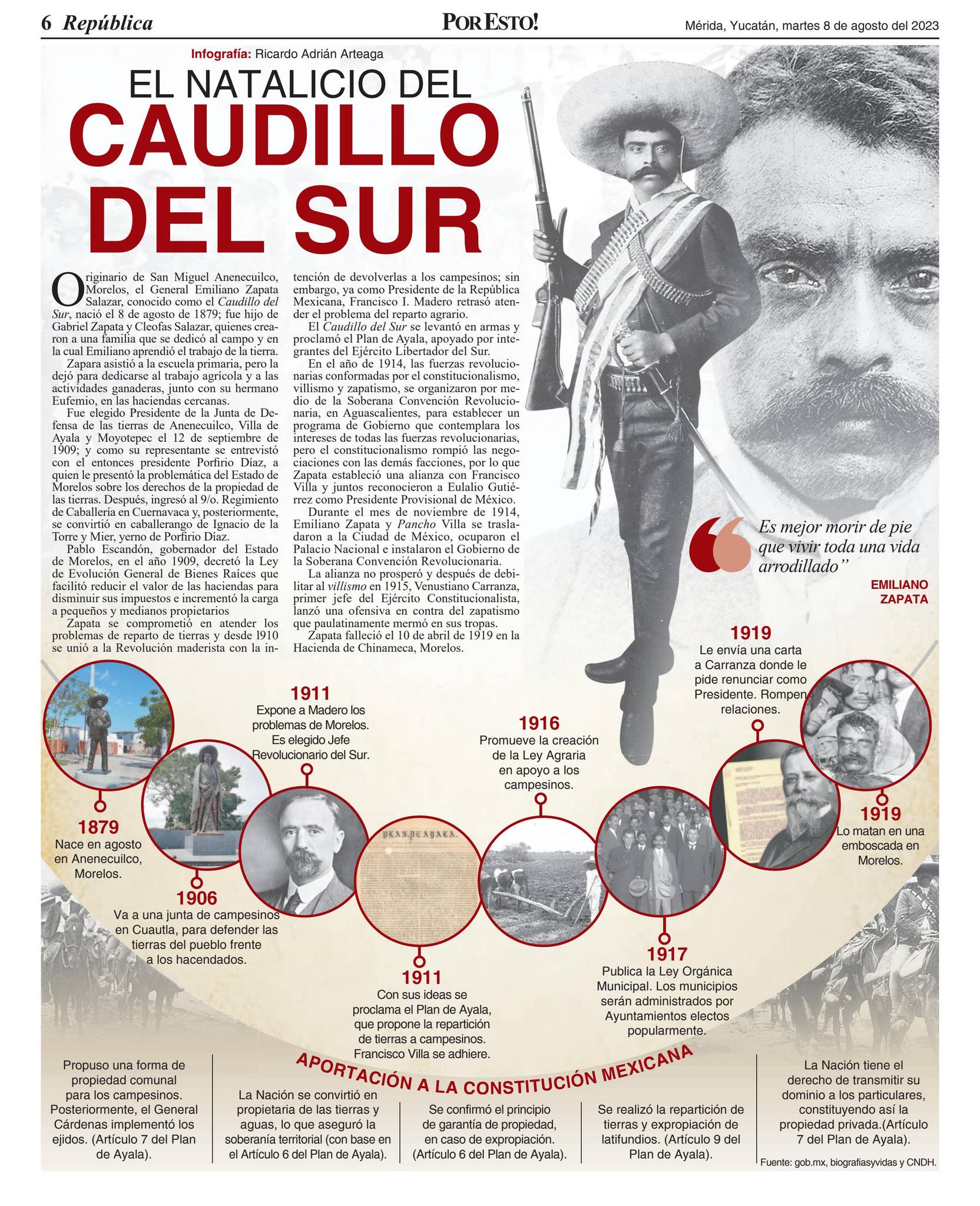 EMILIANO ZAPATA, EL CAUDILLO DEL SUR by PorEsto! - Issuu