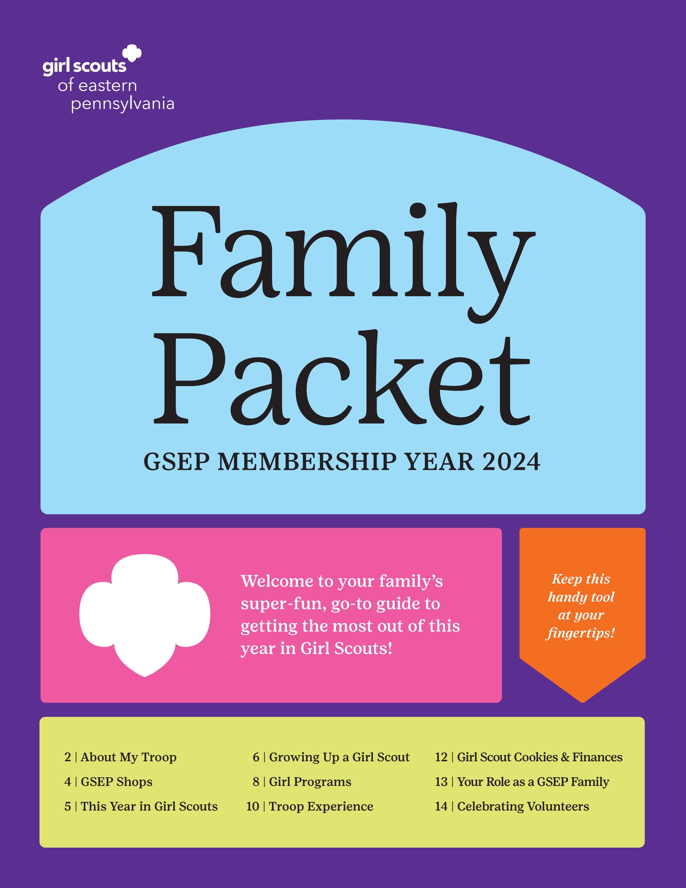 Spark 2023 | Family Packet by Girl Scouts of Eastern Pennsylvania - Issuu