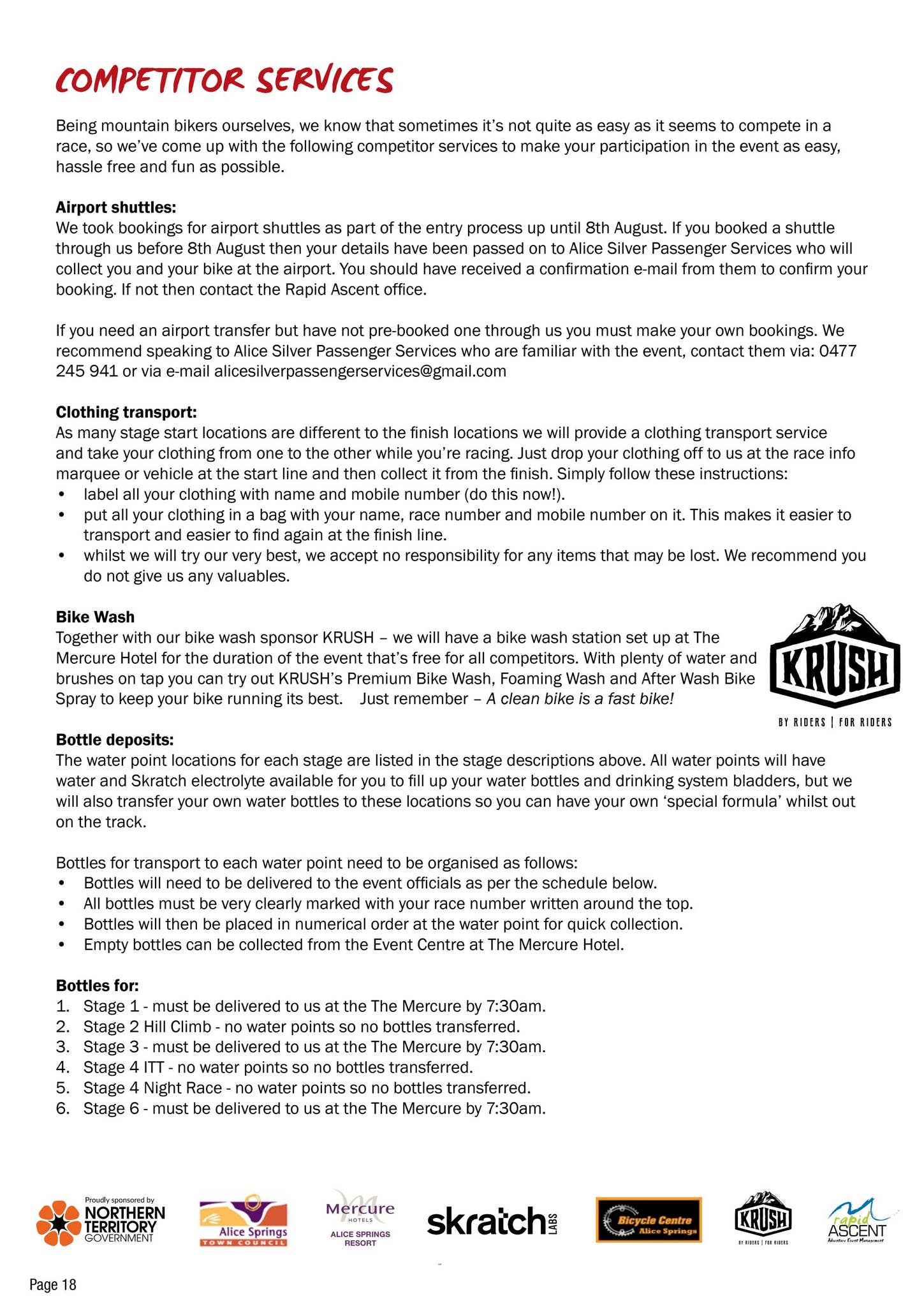 The Redback - EVENT PROGRAM by rapidascent - Issuu