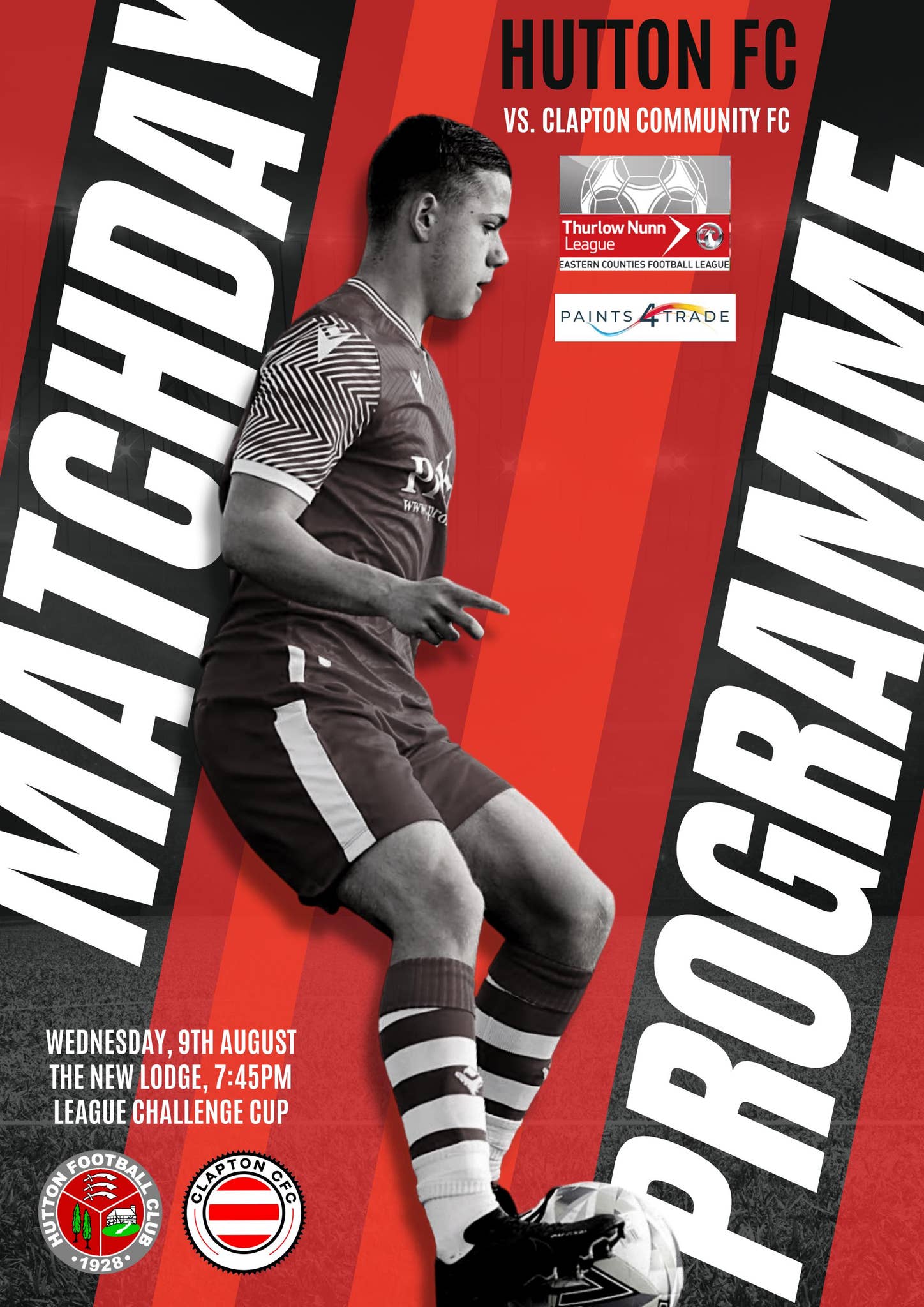 Hutton FC vs. Clapton Community FC Matchday Programme 09.08.23 by ...