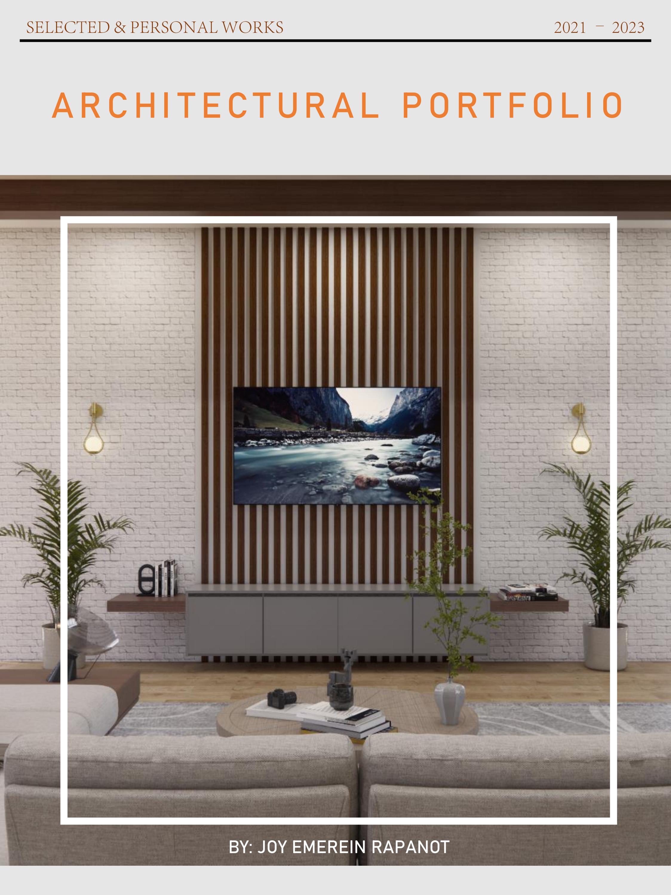 Architectural Portfolio 2023 by Joy Emerein Rapanot - Issuu