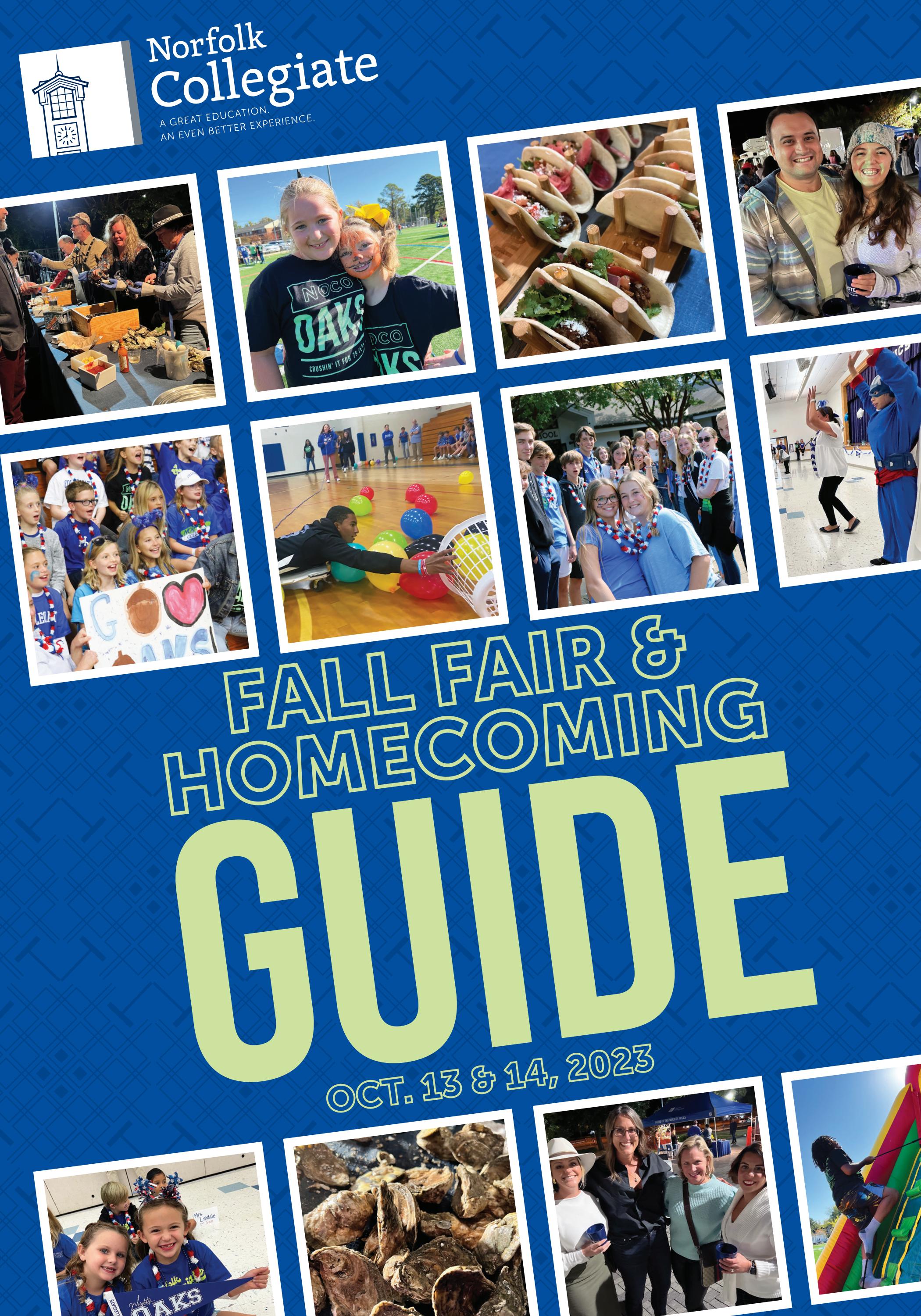 Fall Fair & Homecoming Guide 2023 by Norfolk Collegiate - Issuu