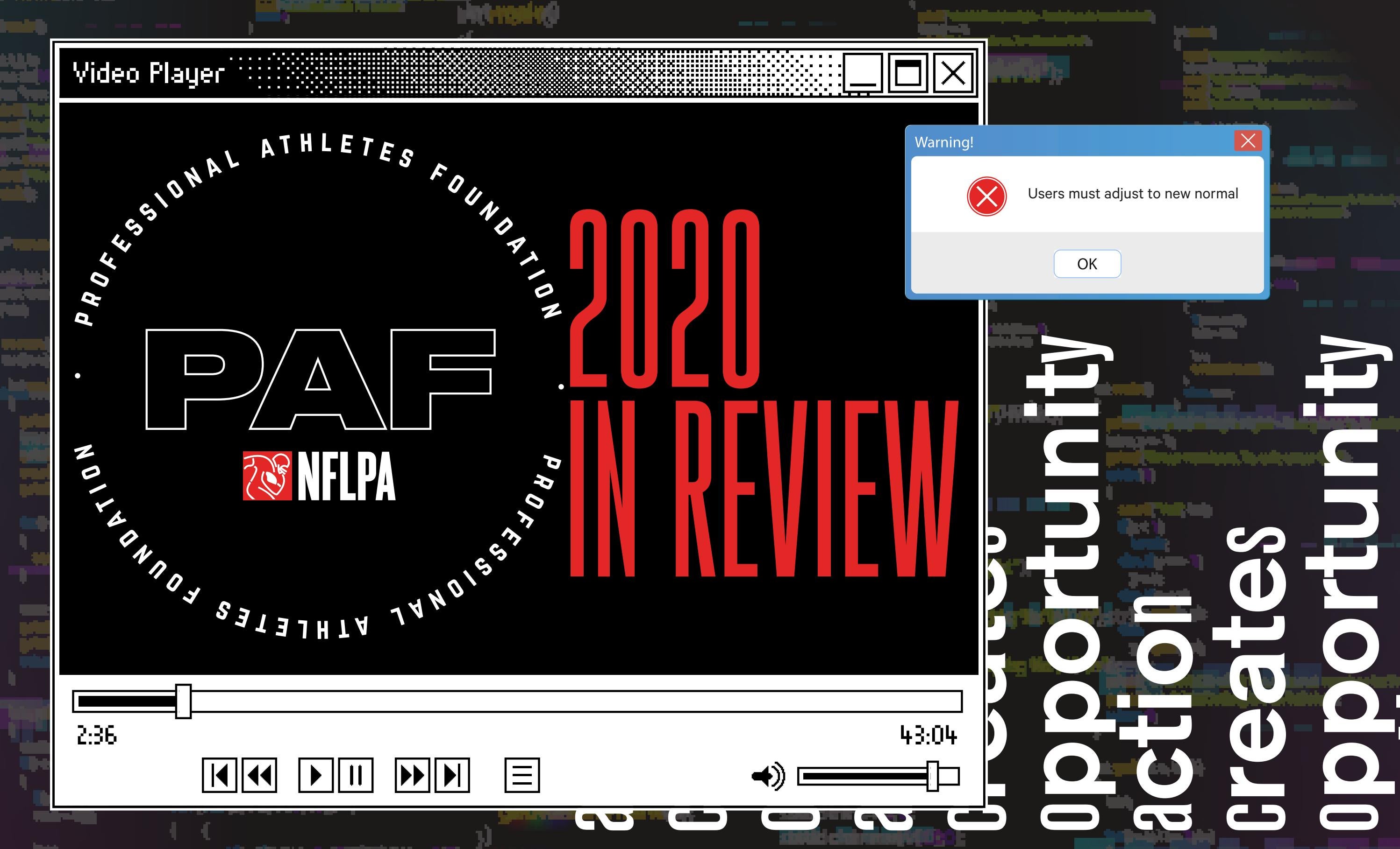 PAF 2020 In Review by NFL Players Association - Issuu