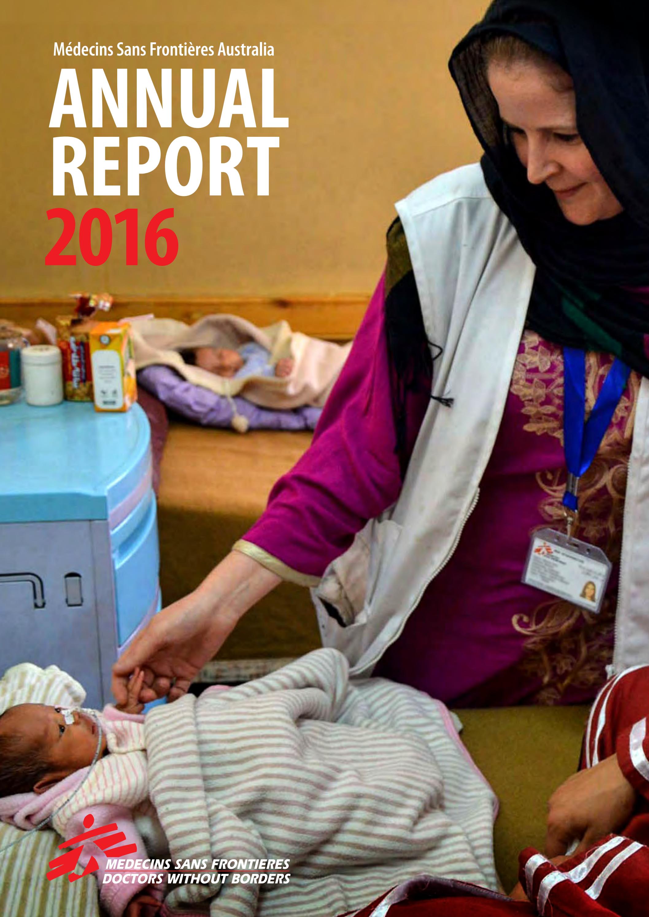MSF Australia Annual Report 2016 by Médecins Sans Frontières (MSF ...