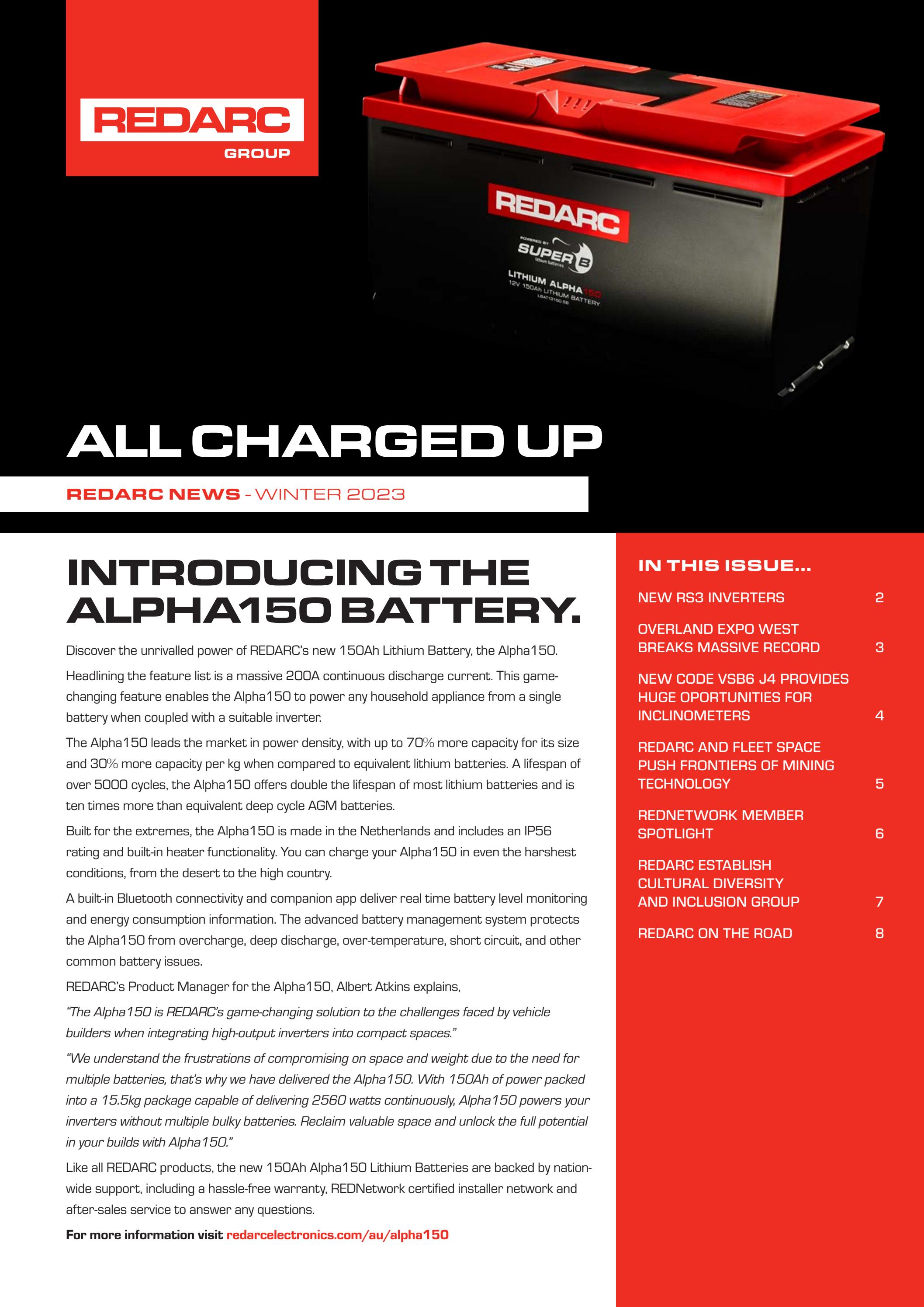 All Charged Up - REDARC Newsletter Winter 2023 by REDARC Electronics - Issuu