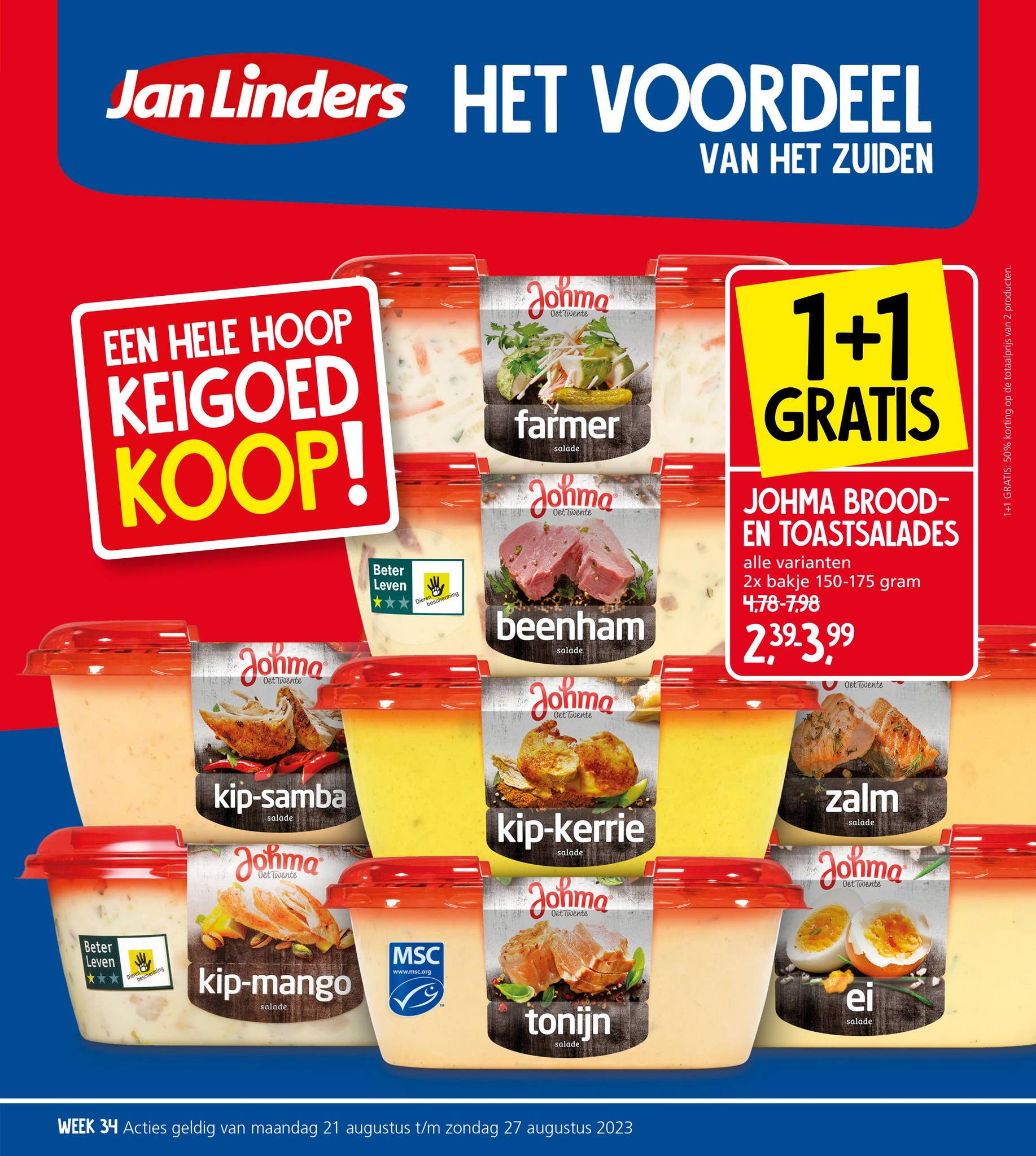 Folder week 34 by Jan Linders Supermarkten - Issuu