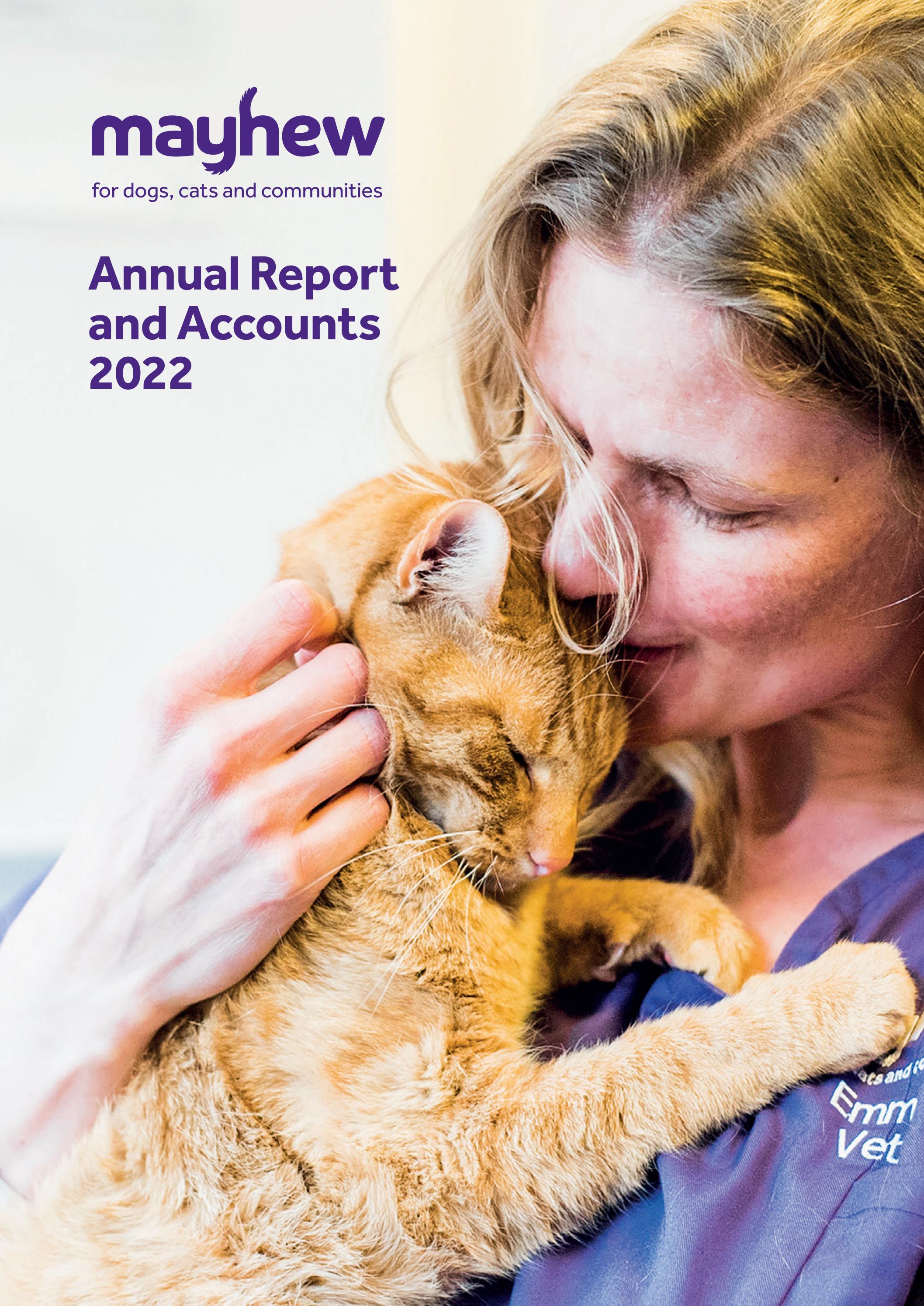 Mayhew Annual Report and Accounts 2022 by mayhewanimalhome - Issuu