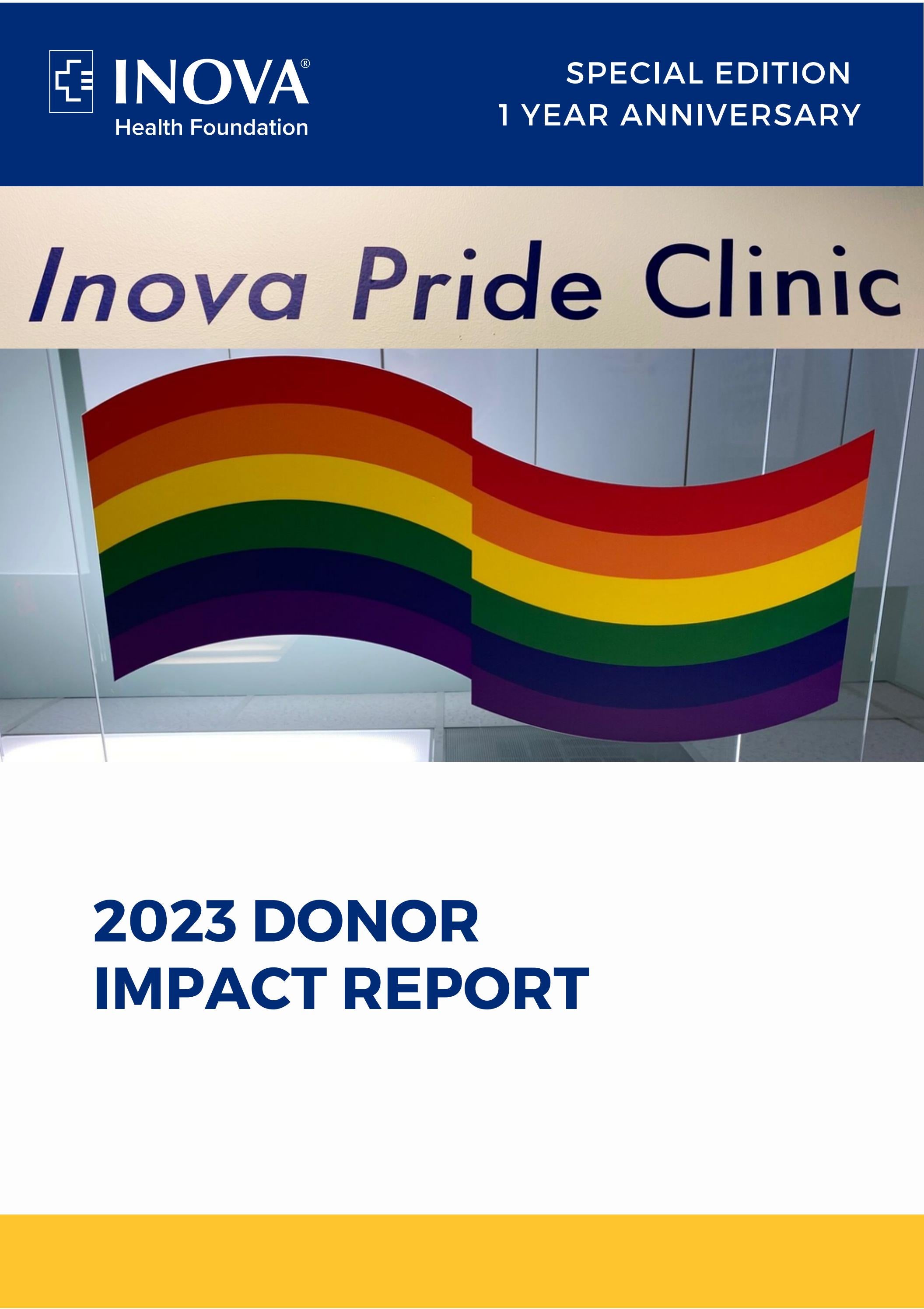 Inova Pride Clinic 2023 Donor Impact Report by Inova Health System - Issuu
