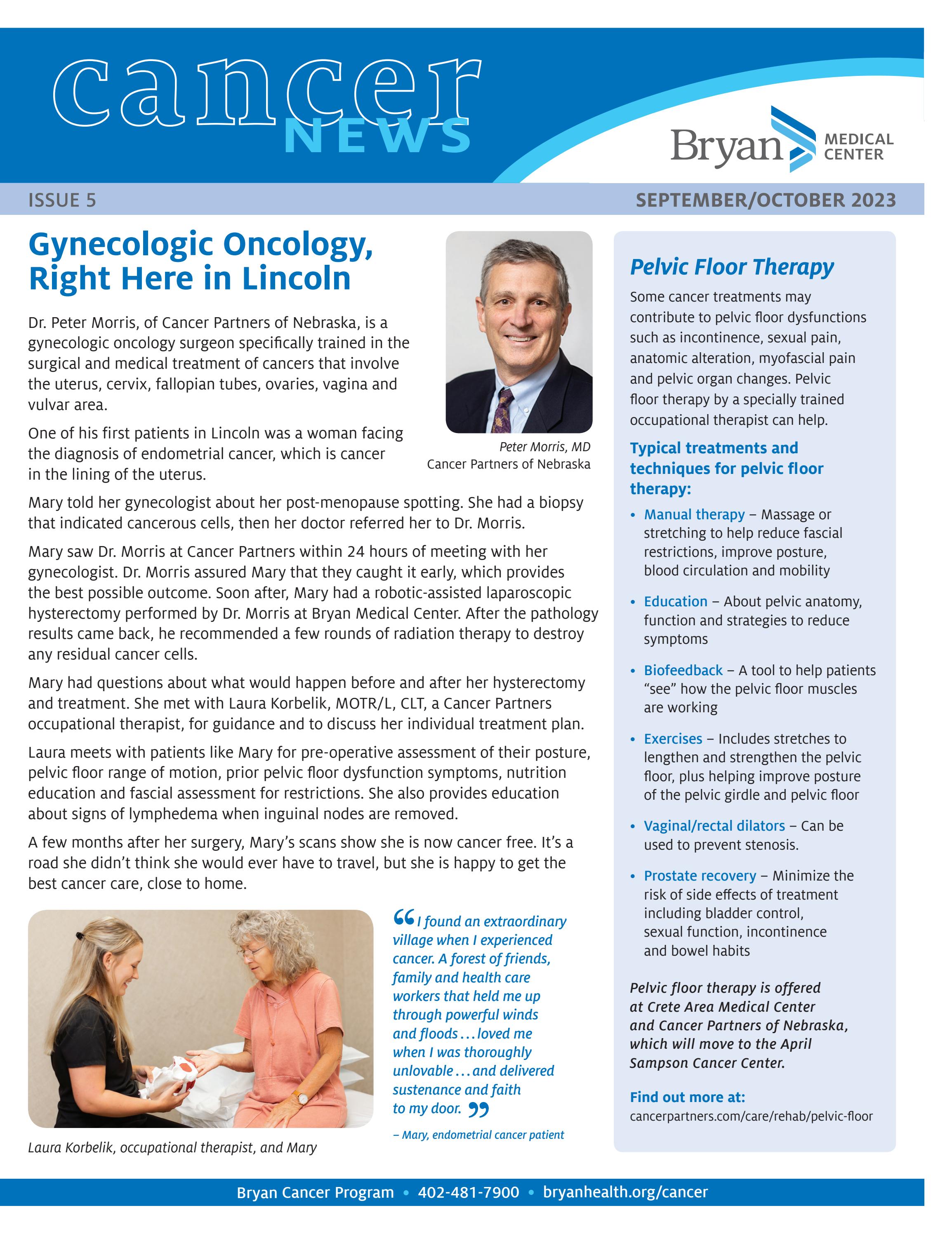 Cancer News | September October 2023 by Bryan Health - Issuu
