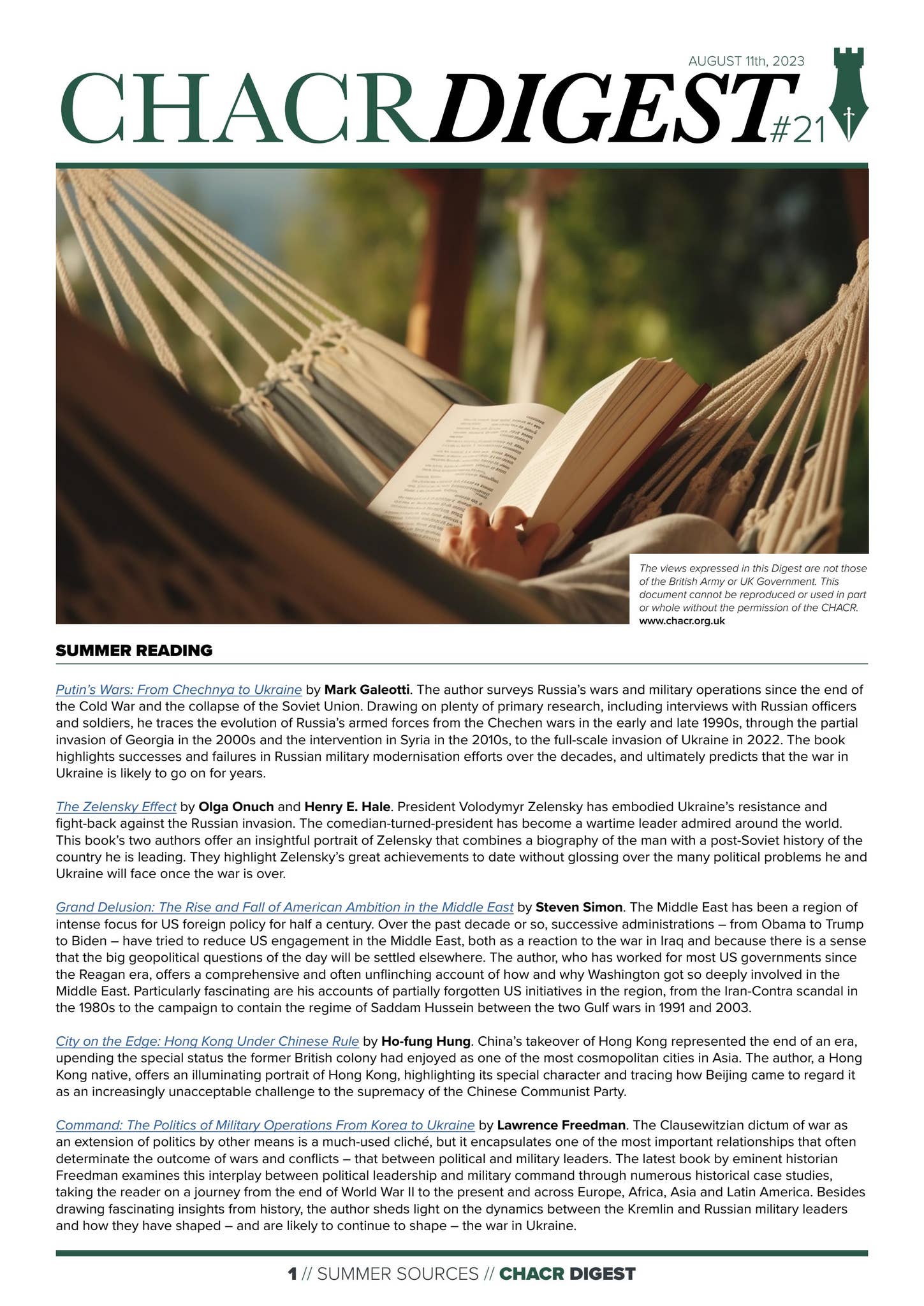 CHACR Digest #21 by chacr_camberley - Issuu