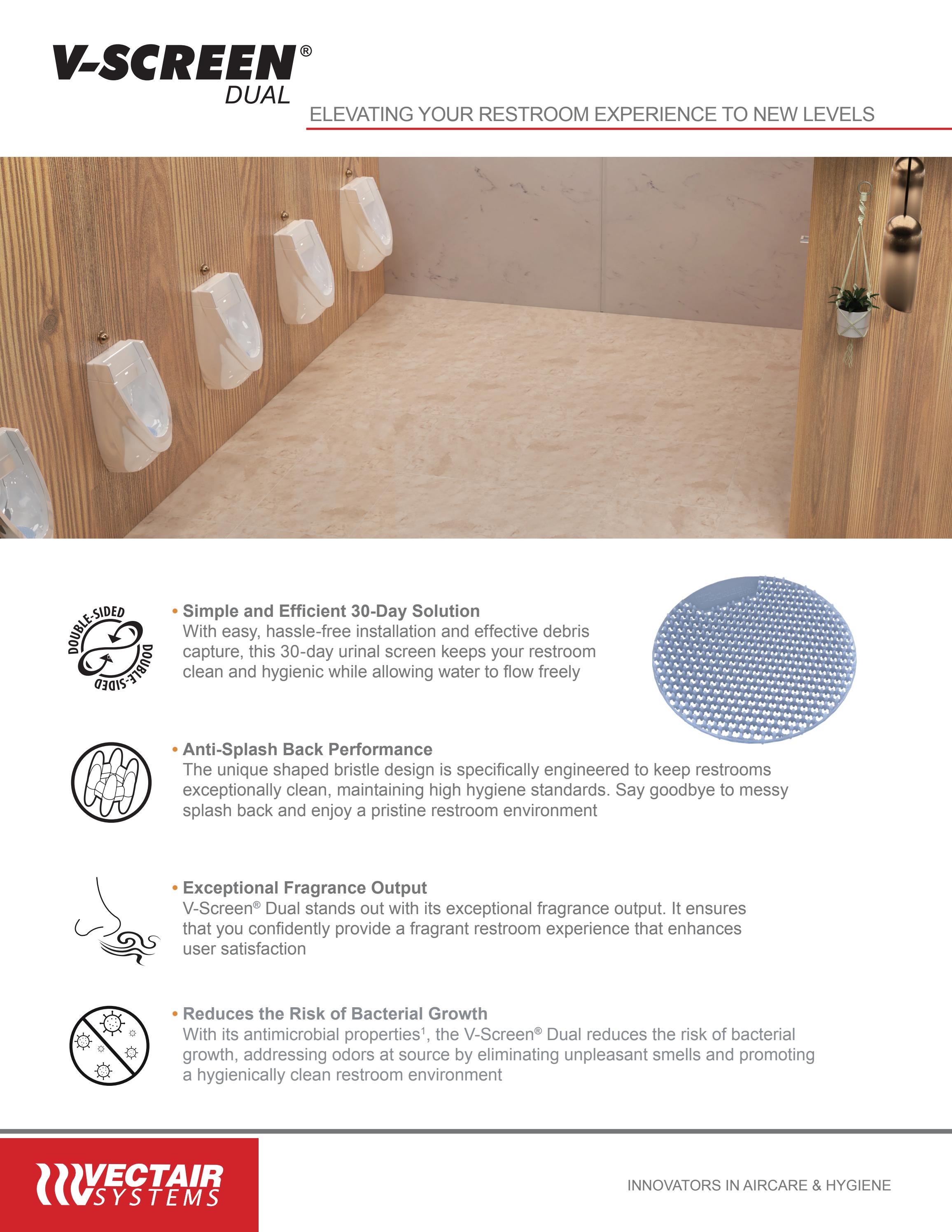 V-Screen® Dual 30 Day Urinal Screen by vectairsystems - Issuu
